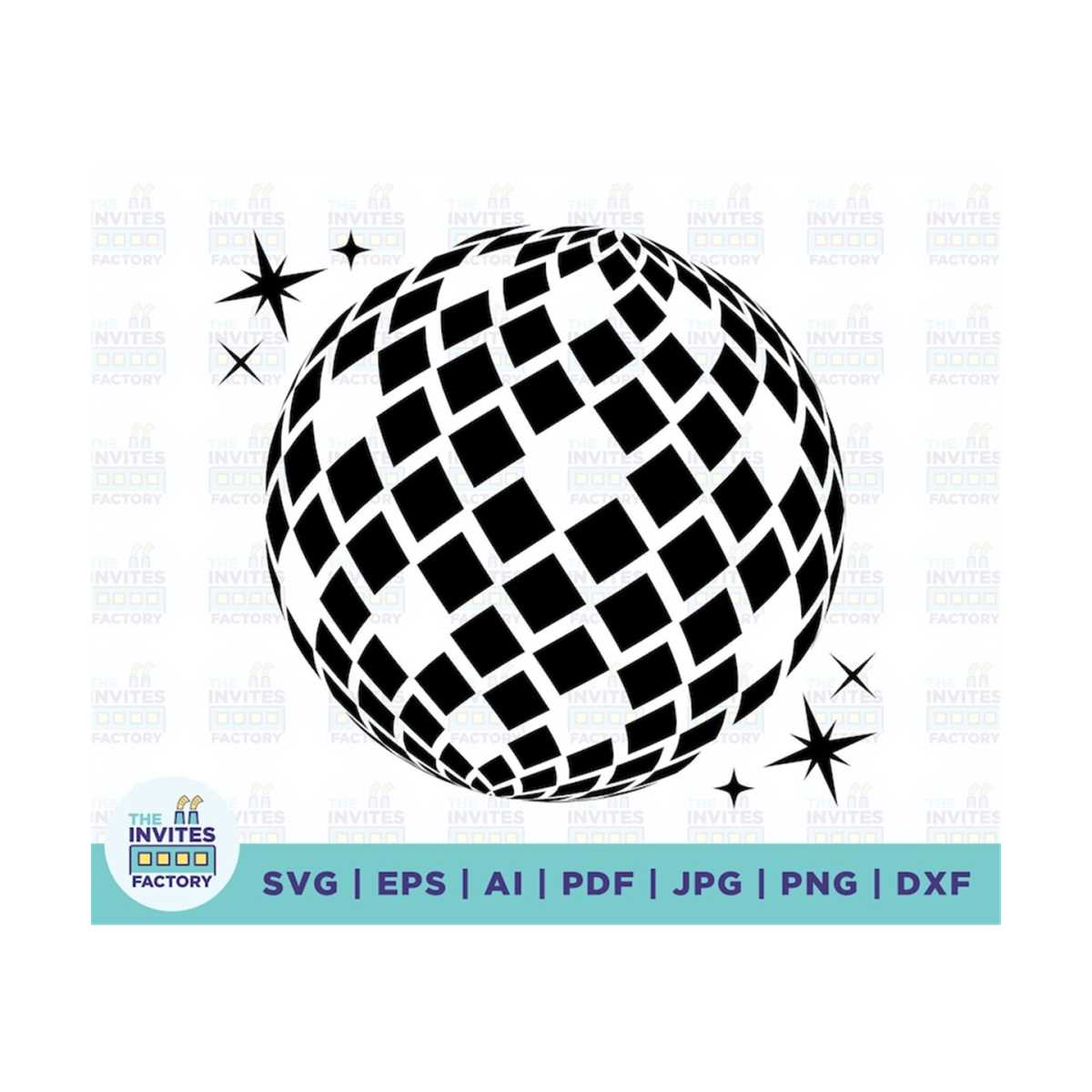 Disco Ball svg, Digital Download SVG, Cutting File for Cricu - Inspire ...