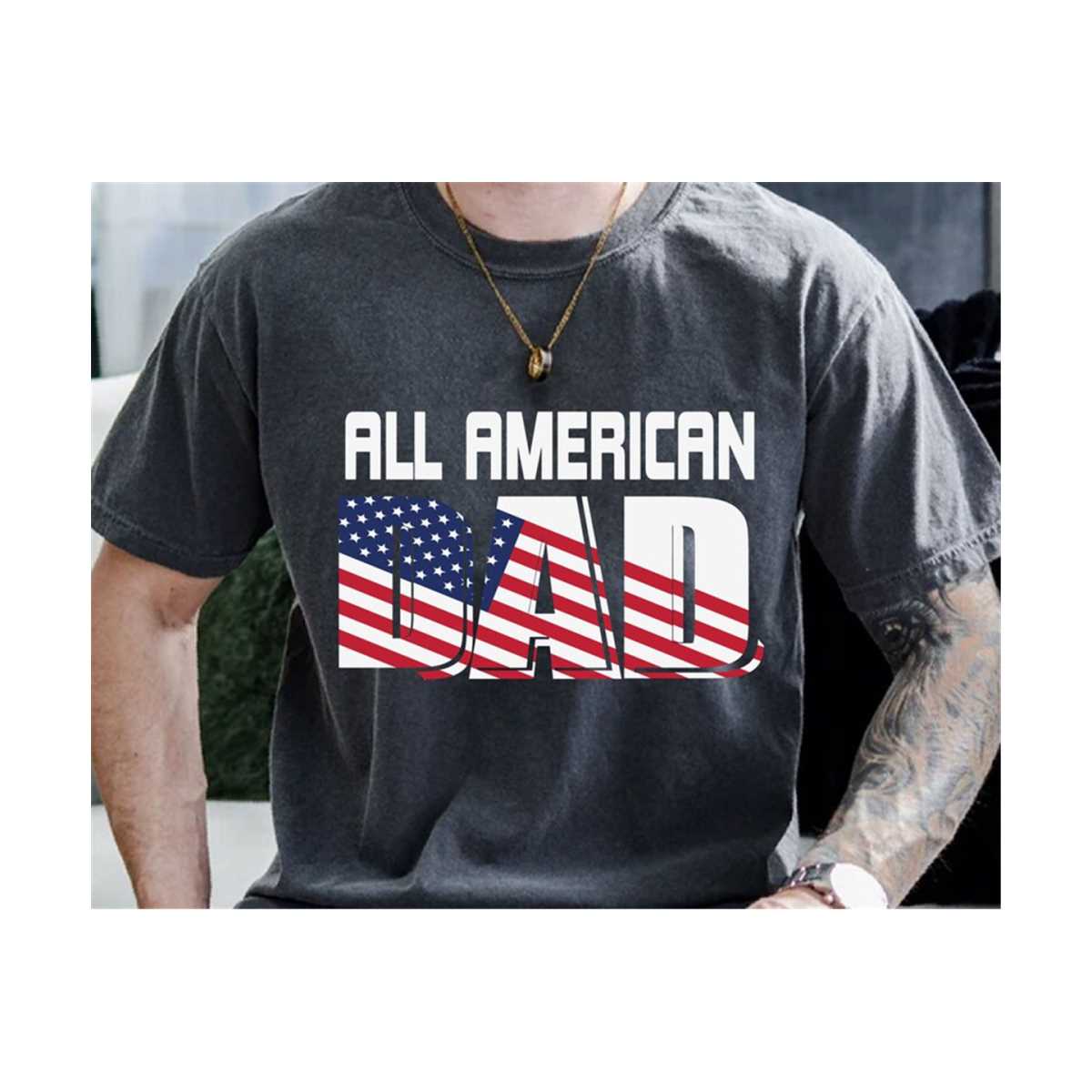 All American Dad Svg, Patriotic Dad SVG, American Flag Dad, - Inspire ...