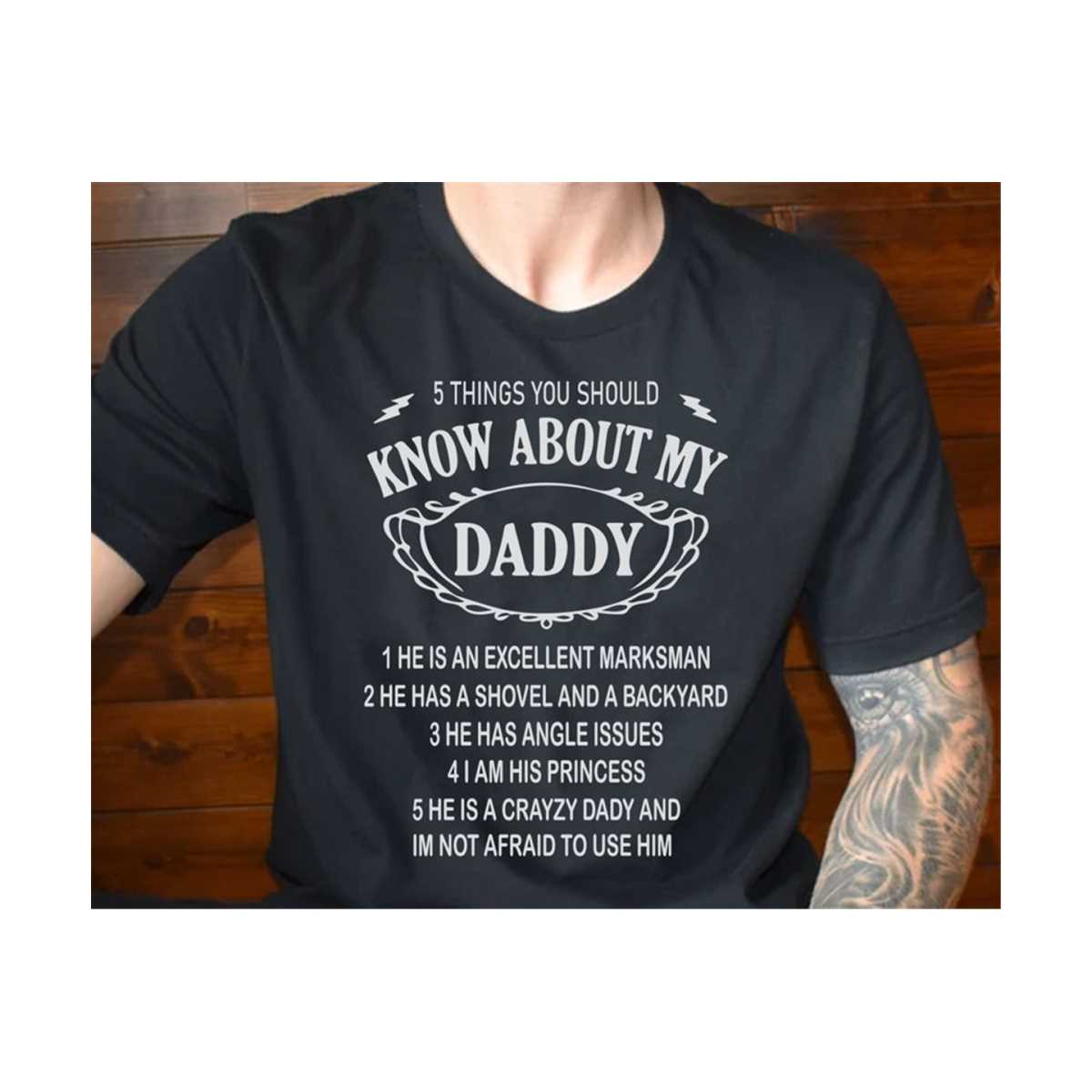 5 Things You Should Know About My Daddy Svg, Funny Crazy Dad | Inspire ...