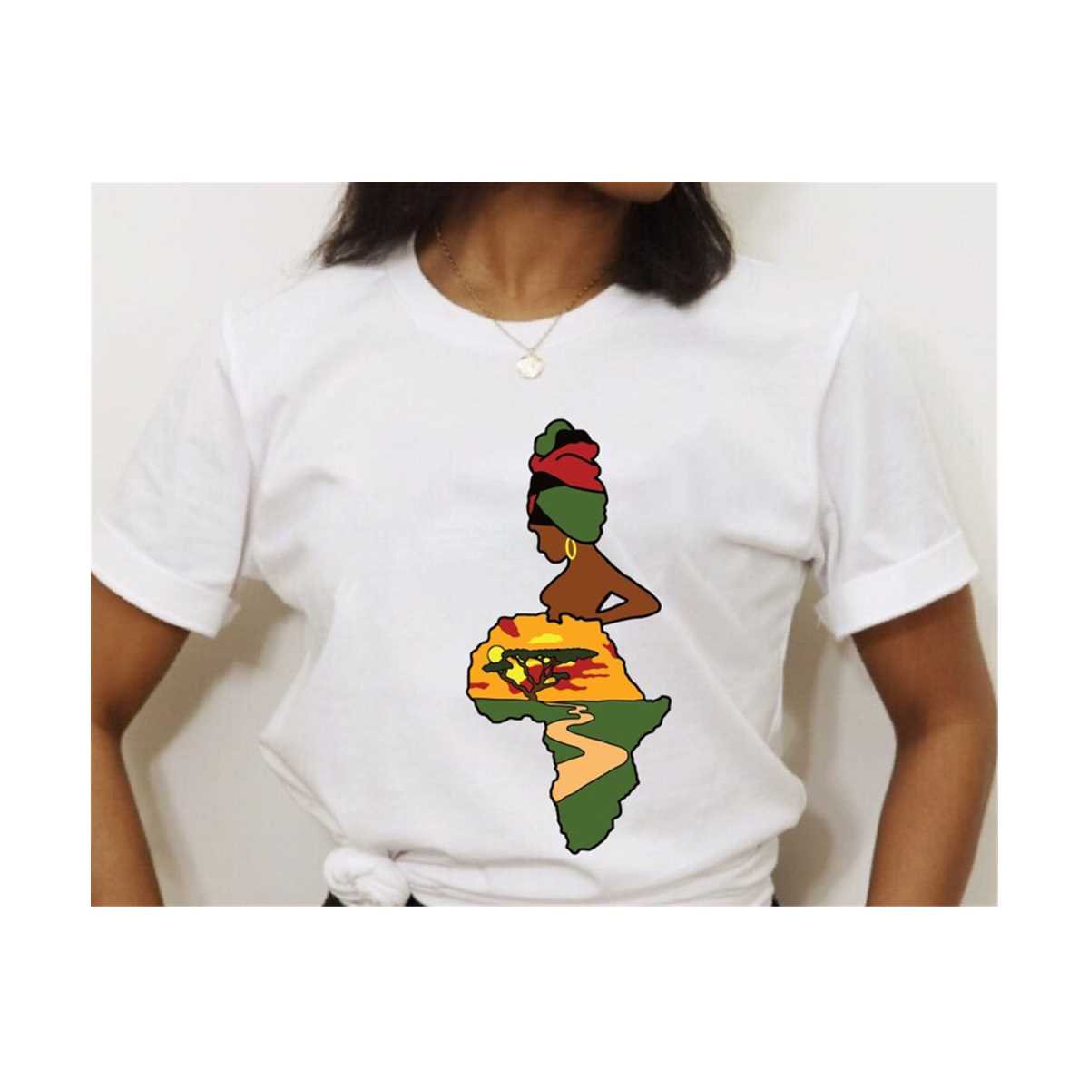 Mother Africa Relaxed Fit Svg, Juneteenth svg, Black Women F - Inspire ...