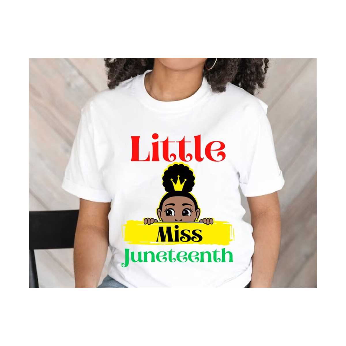 Little Miss Juneteenth Svg, Black Girl Kid Svg, Juneteenth S - Inspire ...