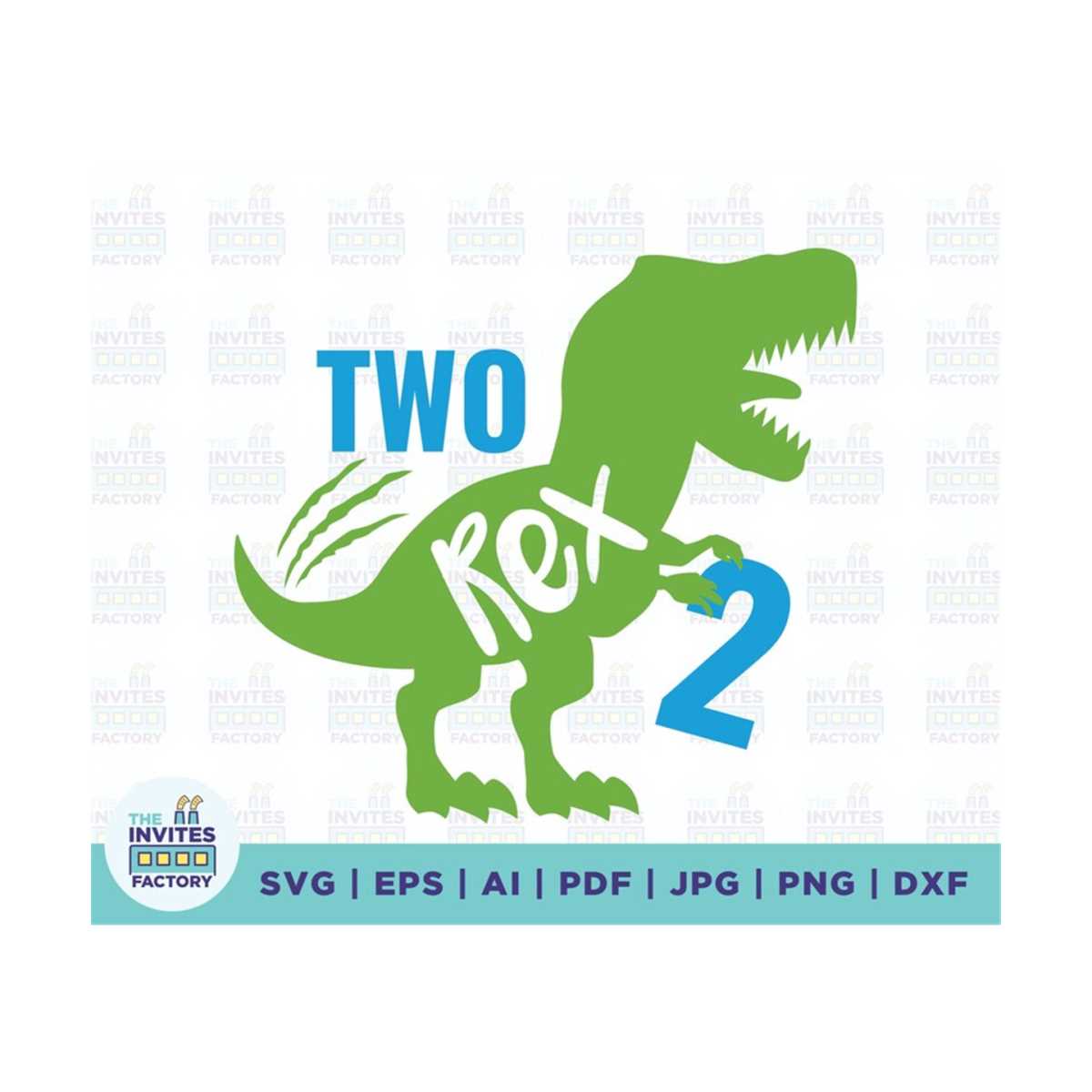 2 Rex Svg, Two Rex svg, Birthday svg, 2 Birthday svg, Birthd | Inspire ...