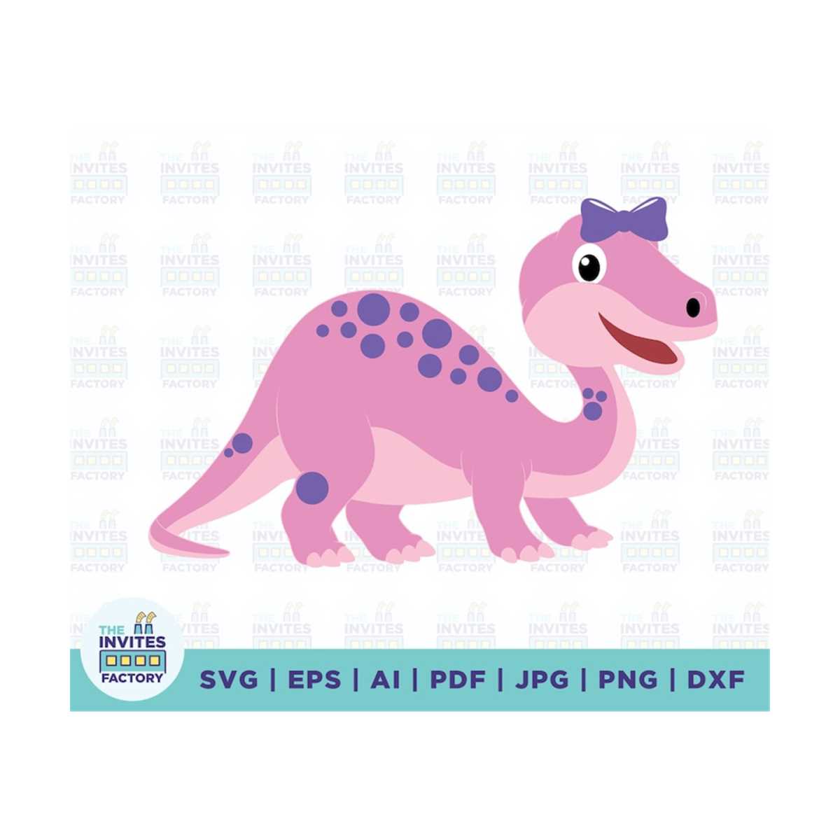 Pink Dinosaur SVG, Tyrannosaurus Rex SVG, Pink Dinosaur Spli | Inspire ...