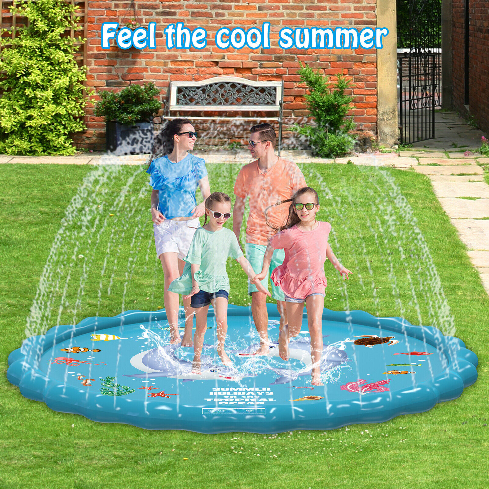 Dog and Kid Splash Pad Play Mat | Inspire Uplift