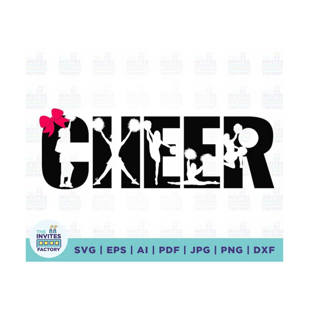 Cheer svg, Cheerleader svg, Cheer Word SVG, Cheer Shirt SVG - Inspire ...