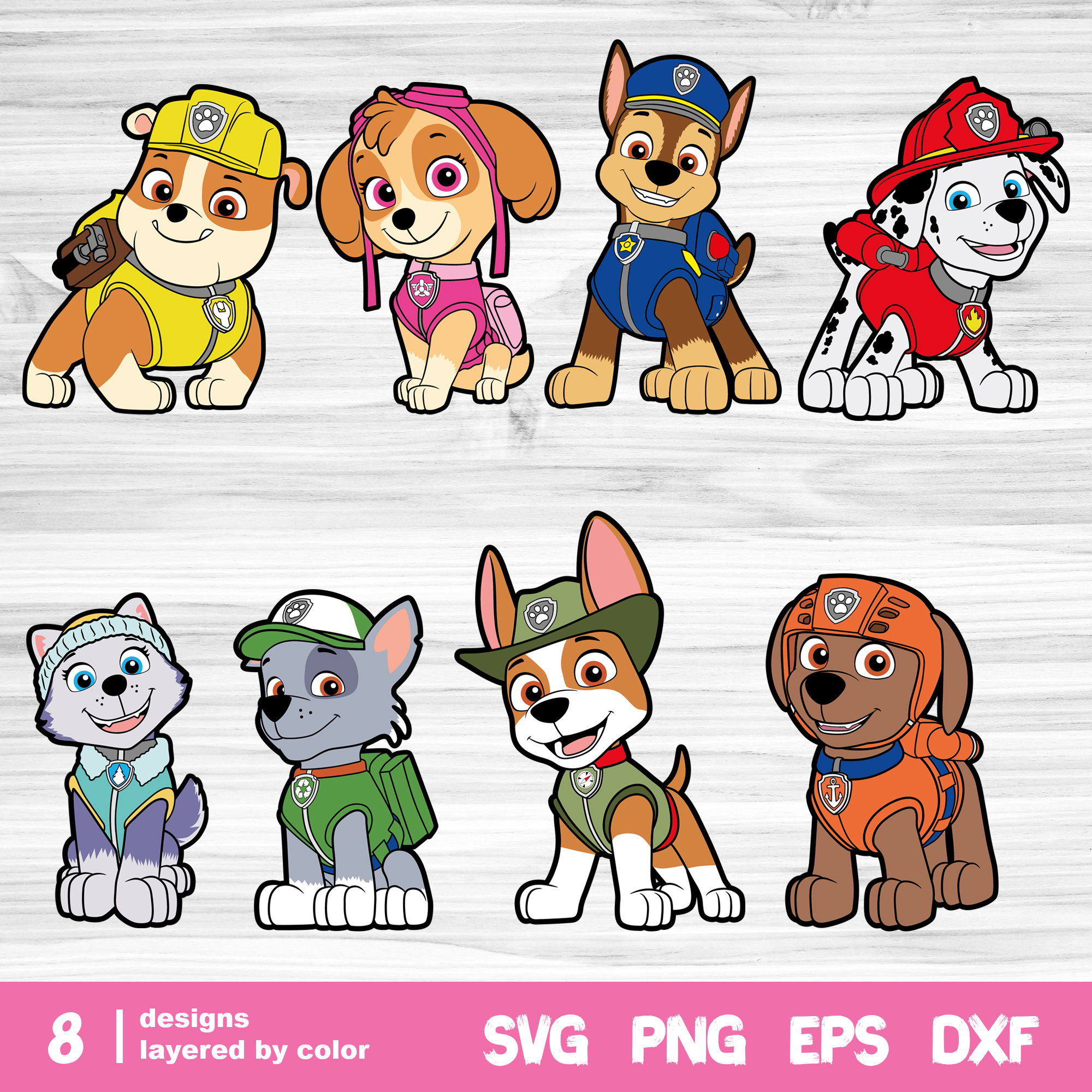 paw patrol svg bundle, paw patrol png - Inspire Uplift