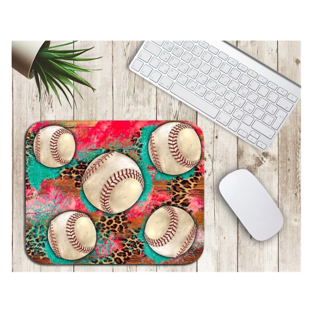 Western Baseball Ball Mouse Pad Sublimation Design, Western | Inspire ...