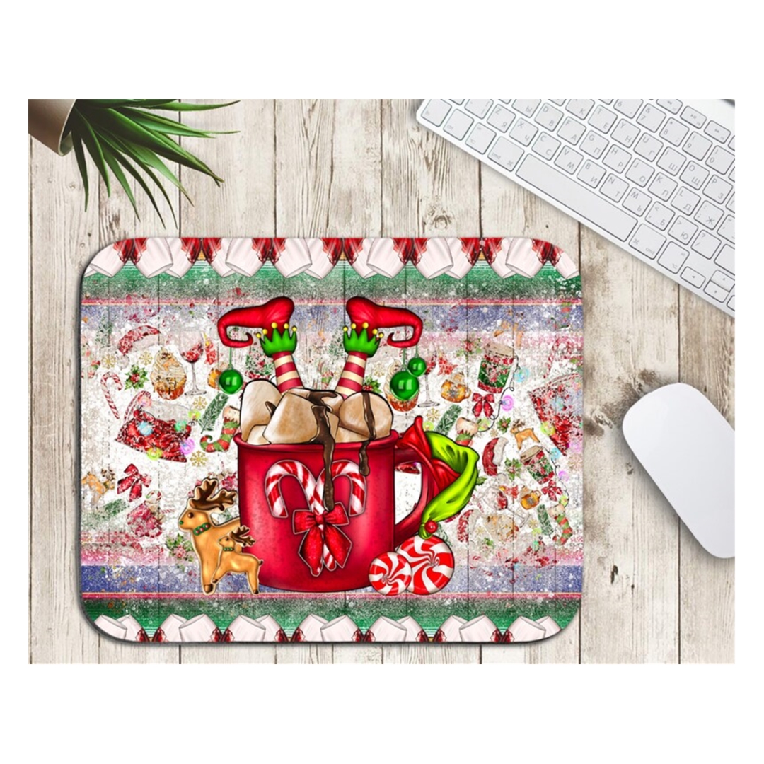 Christmas Elf Foot Mouse Pad Sublimation Design,Mouse Pad,We | Inspire ...