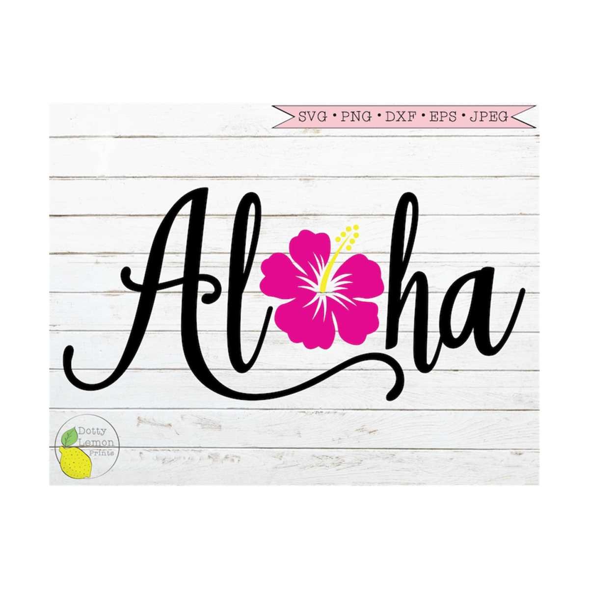Summer svg, Beach svg Aloha Hawaiian svg Hibiscus Flower svg | Inspire ...