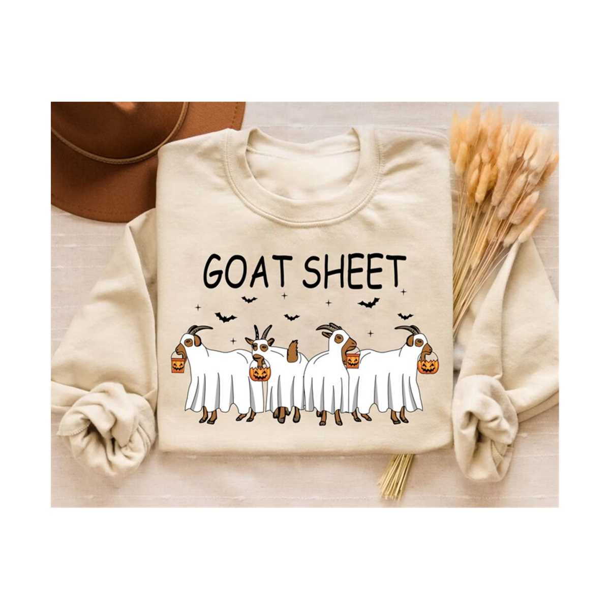 Goat Sheet Png, Svg, Ghost Goat Png, Funny Halloween Png, | Inspire Uplift
