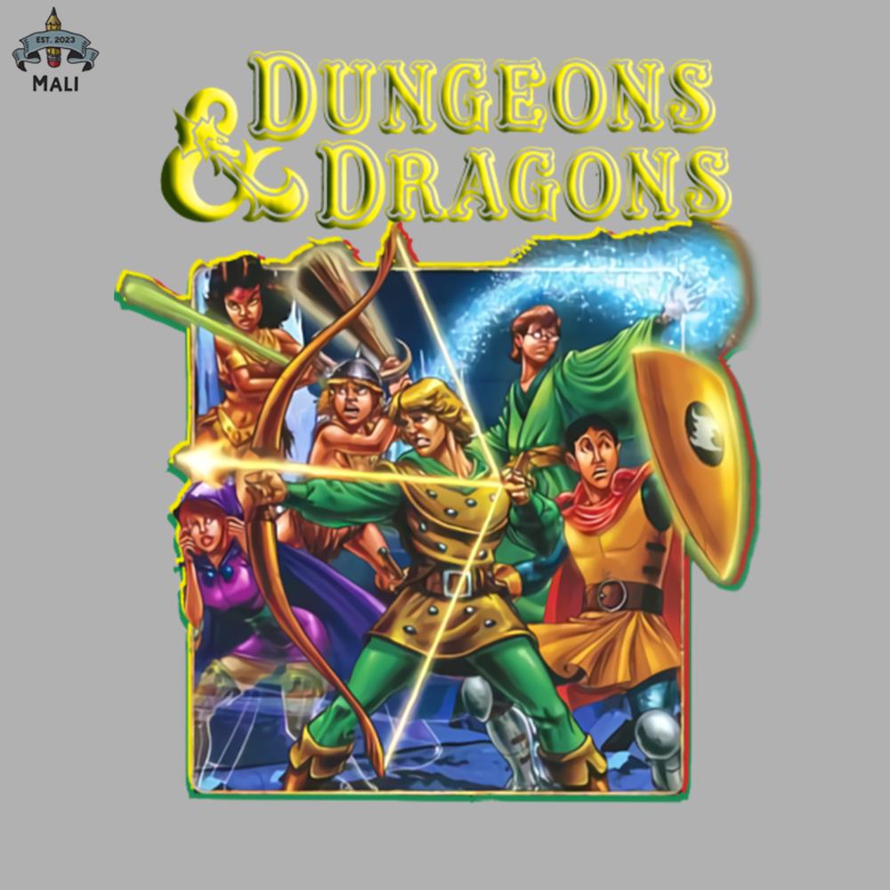 DND ANIMATED DUNGEONS DRAGONS Sublimation PNG Download - Inspire Uplift