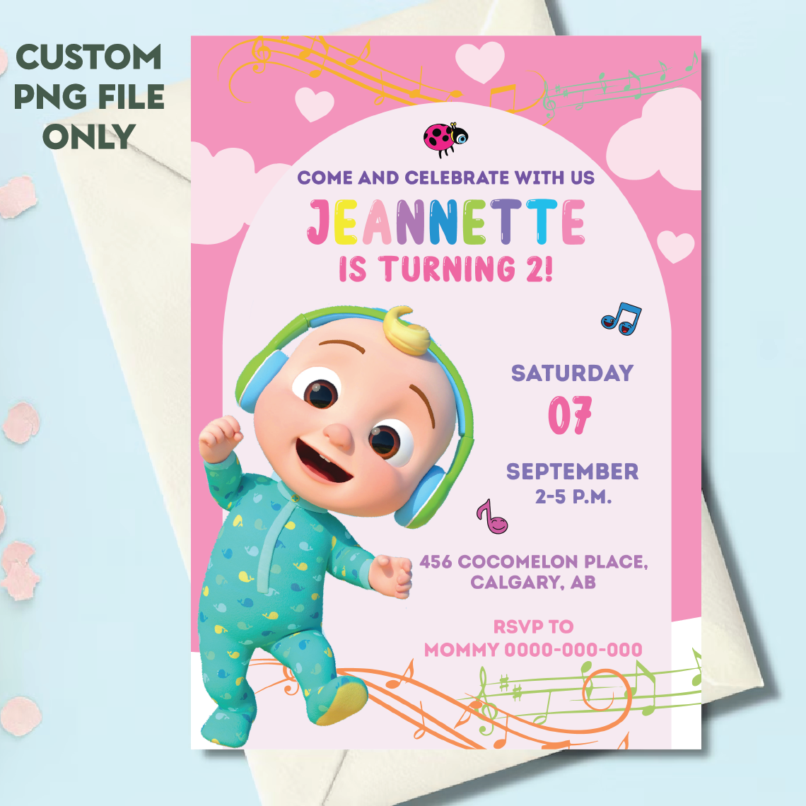 Personalized File Cocomelon Birthday Invitation Boy, Birthda | Inspire ...