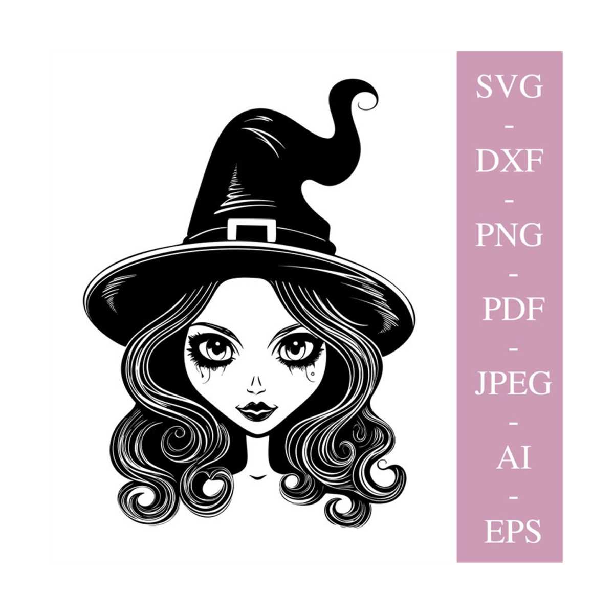 Witchy SVG Files For Cricut, Halloween PNG , Silhouette, Wit | Inspire ...