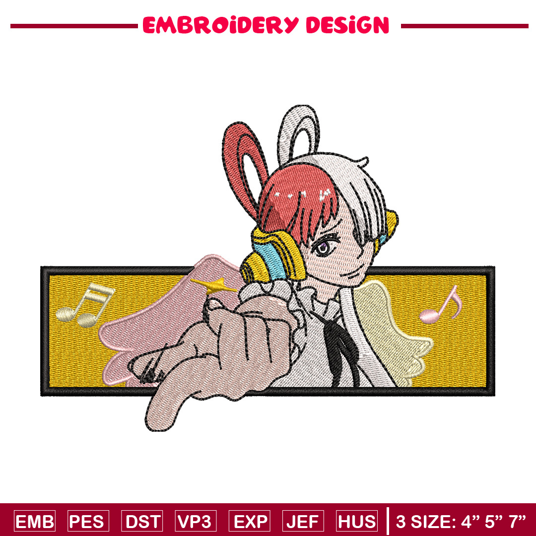 Uta box embroidery design, One piece embroidery, Anime desig | Inspire ...