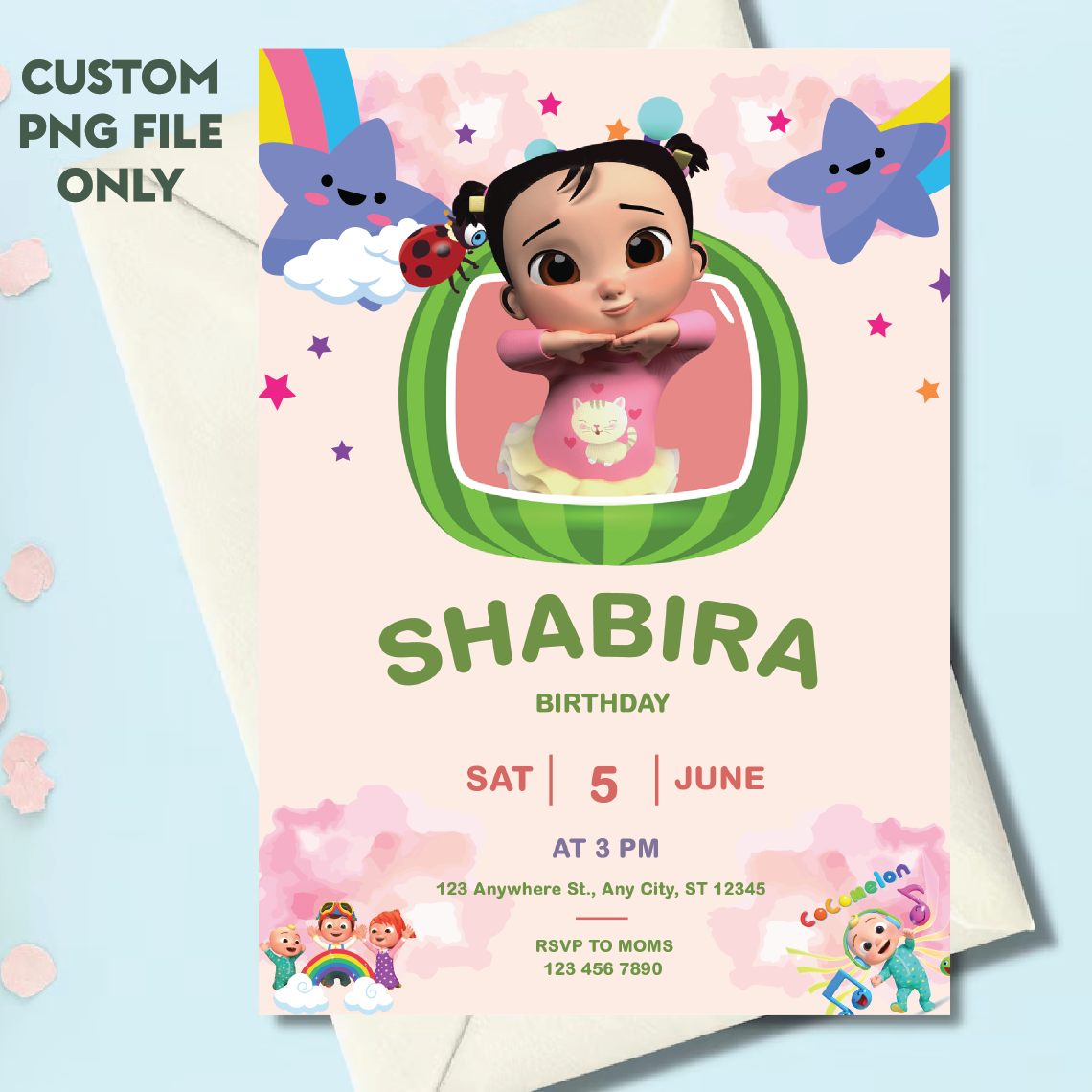 Personalized File Cocomelon Invitation | Cocomelon Birthday | Inspire ...