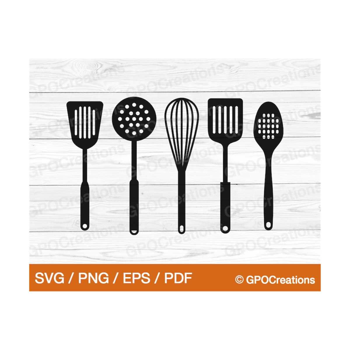 Kitchen Utensils SVG, Kitchen SVG, Kitchen Clipart, Kitchen - Inspire ...