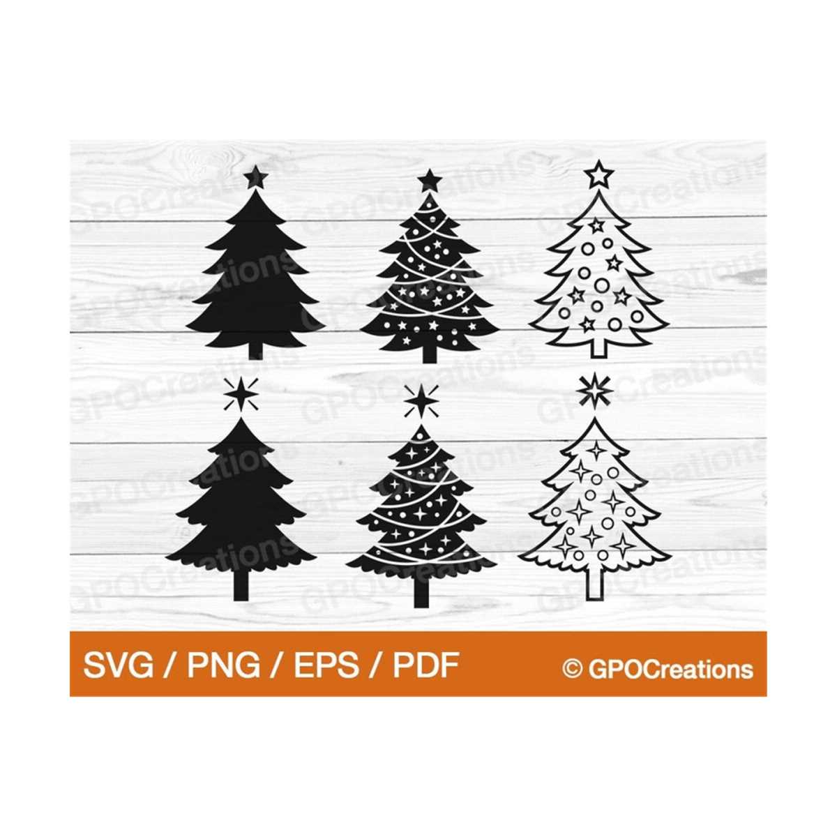 Christmas Trees SVG, Christmas Tree SVG, Christmas Tree PNG, - Inspire ...