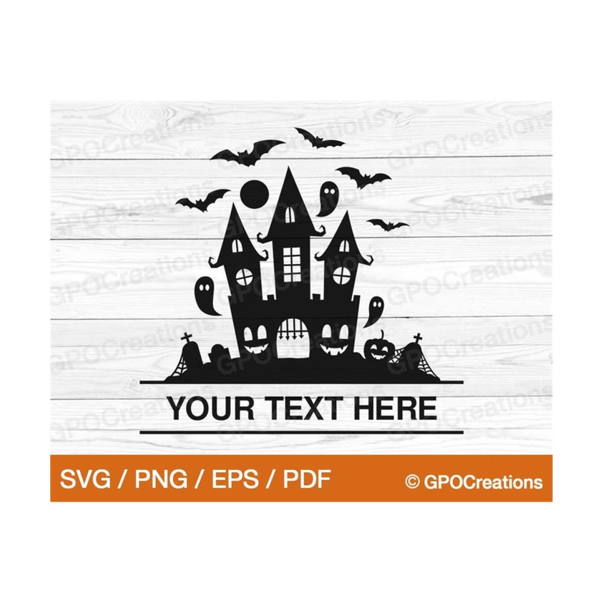Halloween Haunted Castle SVG, Spooky Castle SVG, Haunted Cas | Inspire ...
