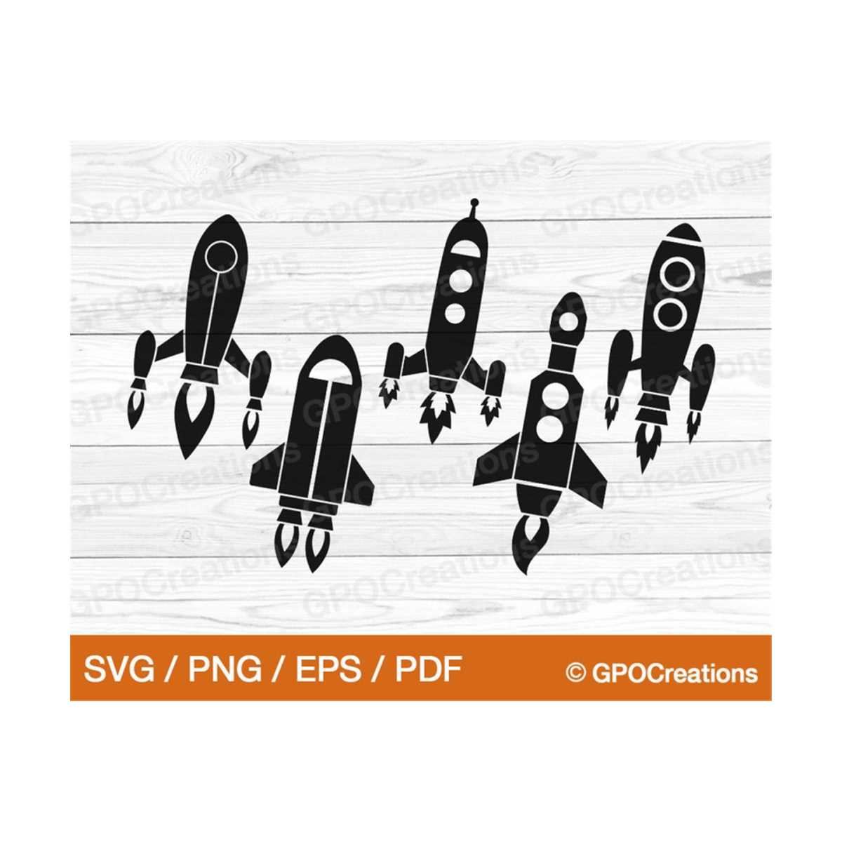 Spaceship SVG, Rocket SVG, Spaceship PNG, Rocket Png, Spaces | Inspire ...