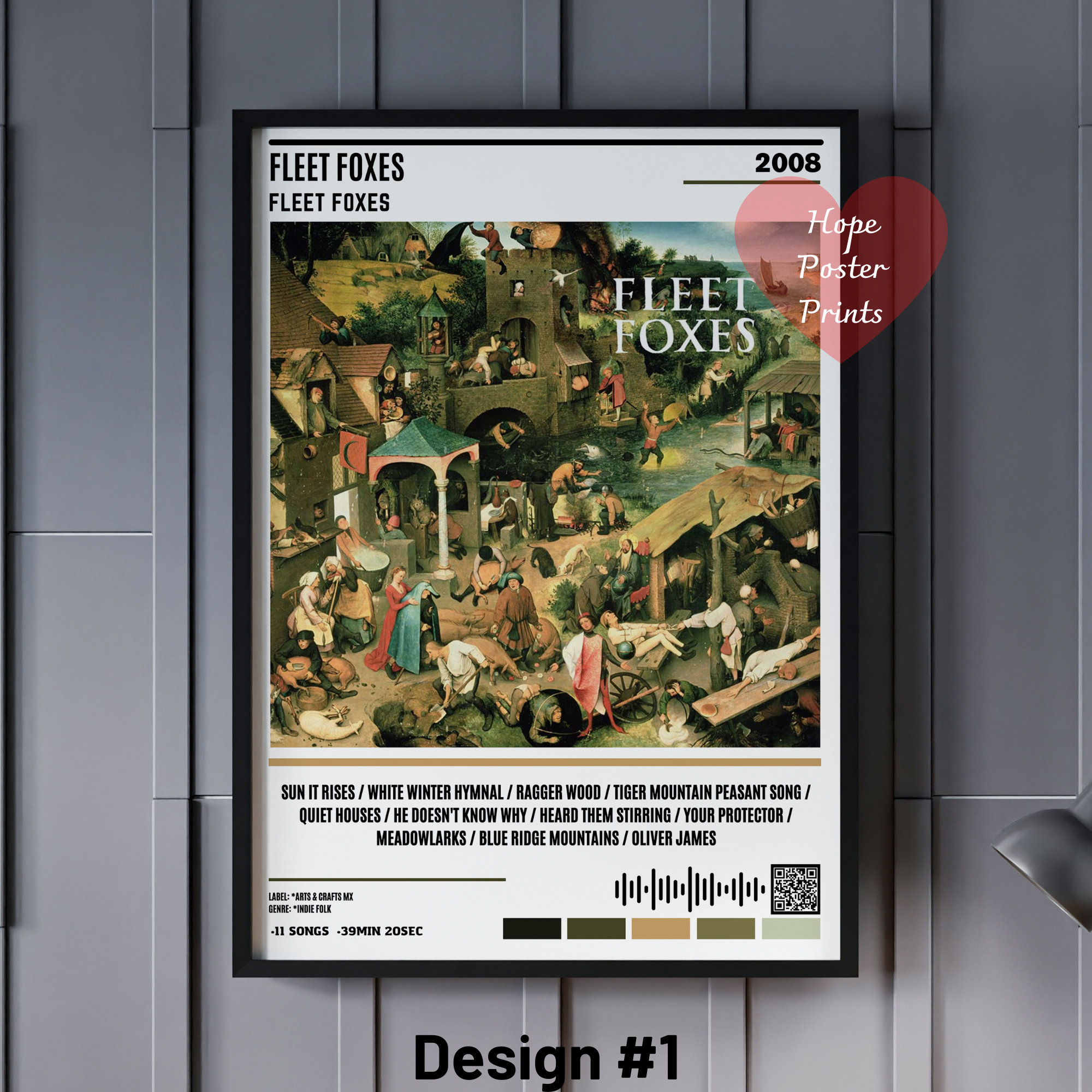Fleet Foxes Poster, Fleet Foxes Album Poster, Fleet Foxes Pr | Inspire ...