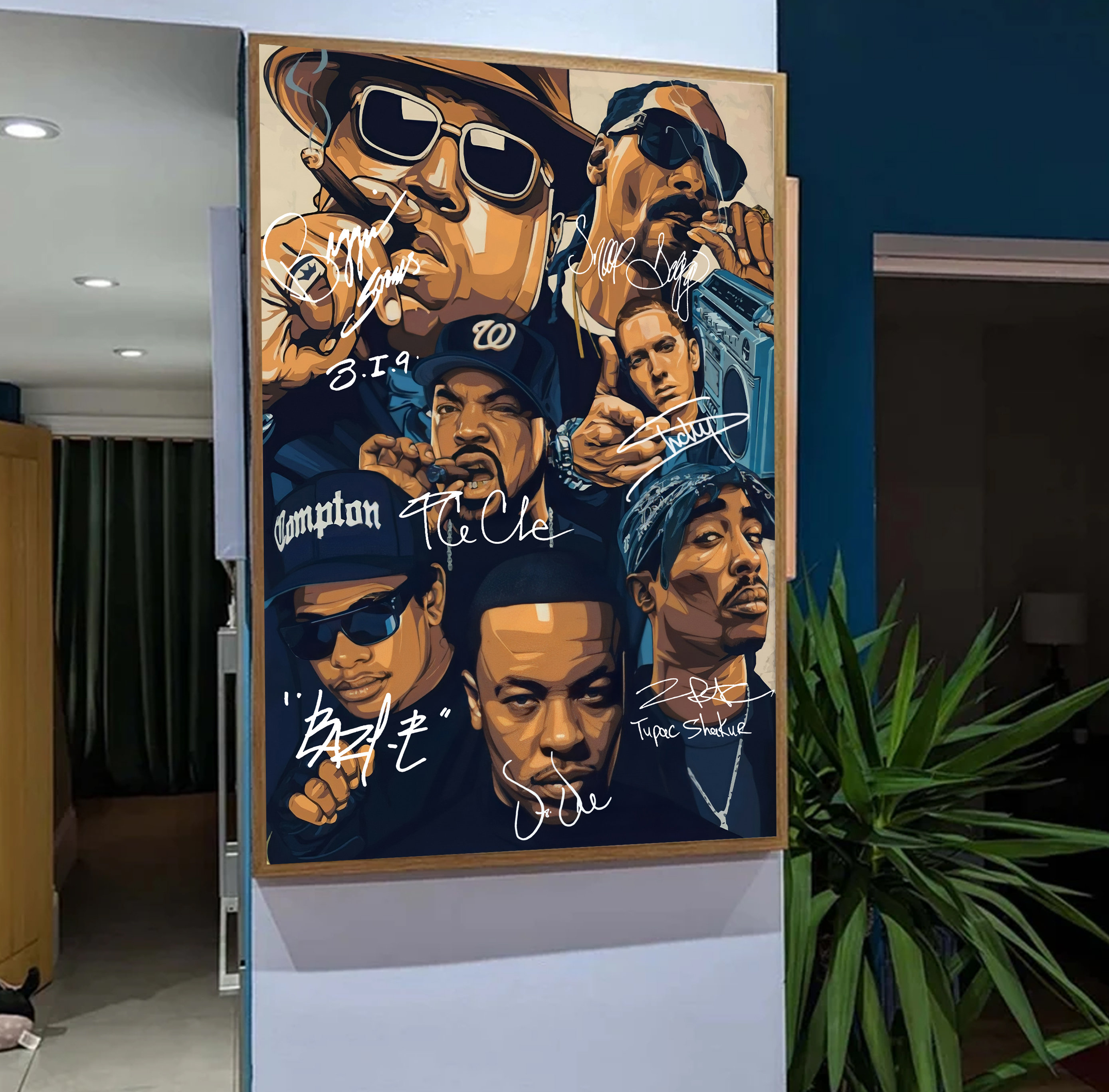 Rap Legends Notorious Big Snoop Dogg Ice Cube Eminem Tupac S | Inspire ...