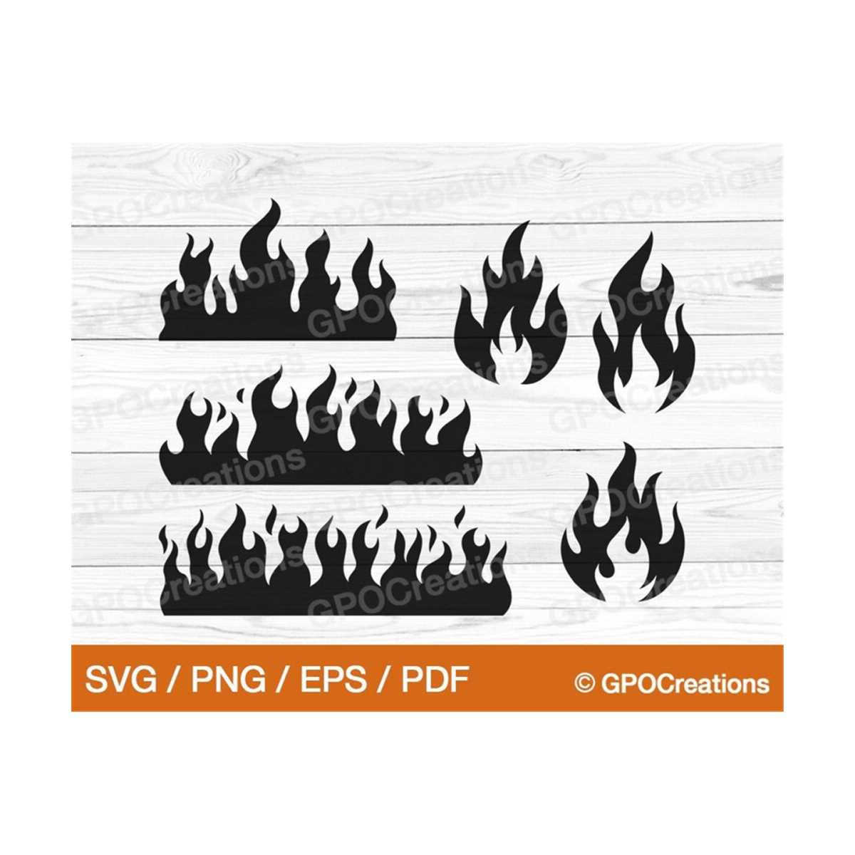 Fire SVG, Flames SVG, Fire Flame SVG, Flame Svg, Fire Clipar | Inspire ...