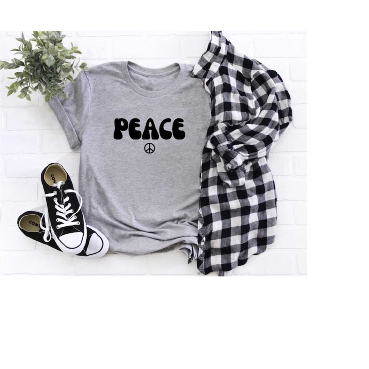 Peace Shirt, Peace Sign T-shirt, Show Peace Shirt, Inspirati | Inspire ...