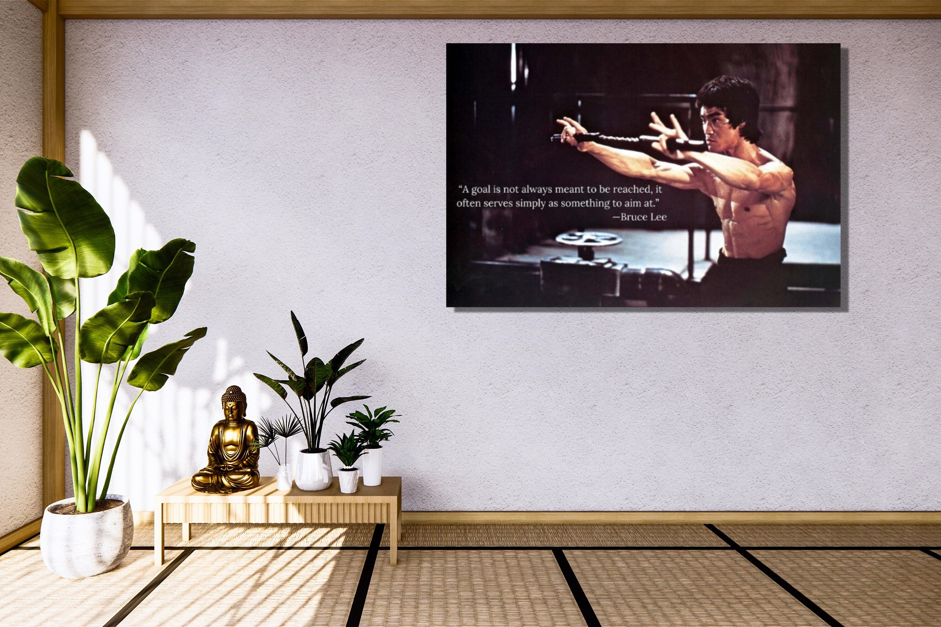 Bruce Lee Quote Poster ArtBruce Lee Print ArtFitness Room De | Inspire ...