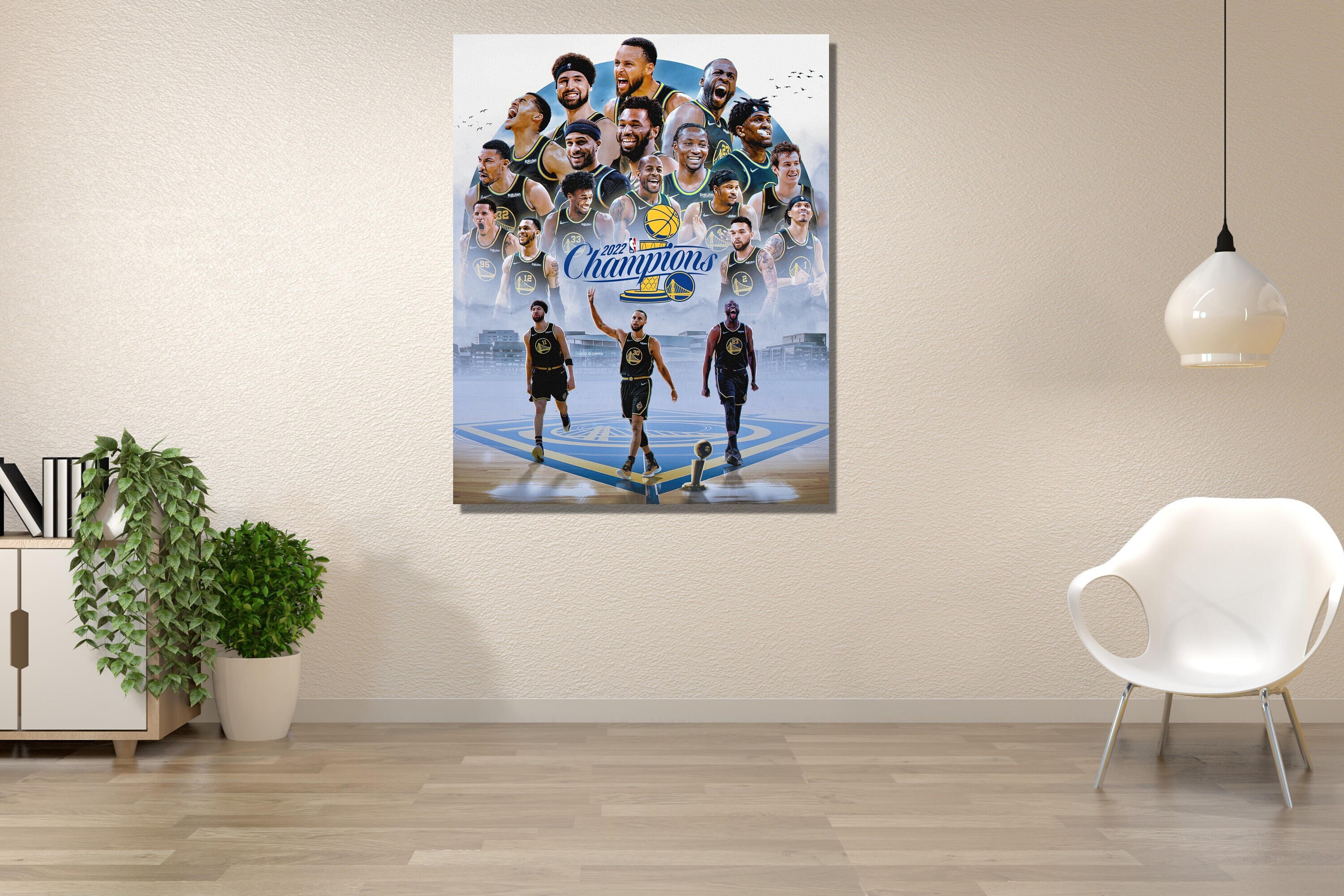 Golden State Warriors Poster 2022 World Champions Sports A | Inspire Uplift