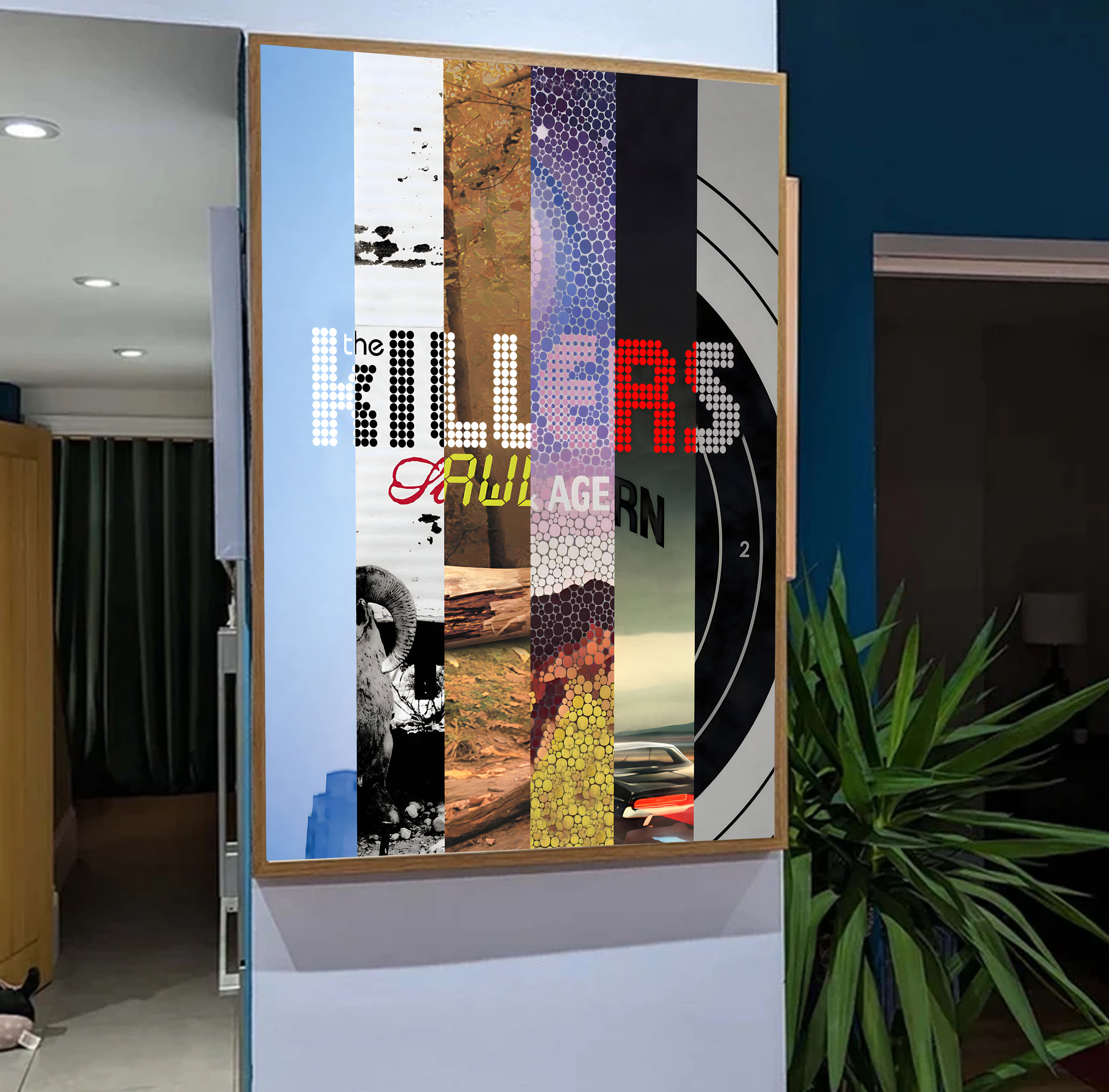 The Killers Imploding the Mirage Album Poster - Inspire Uplift