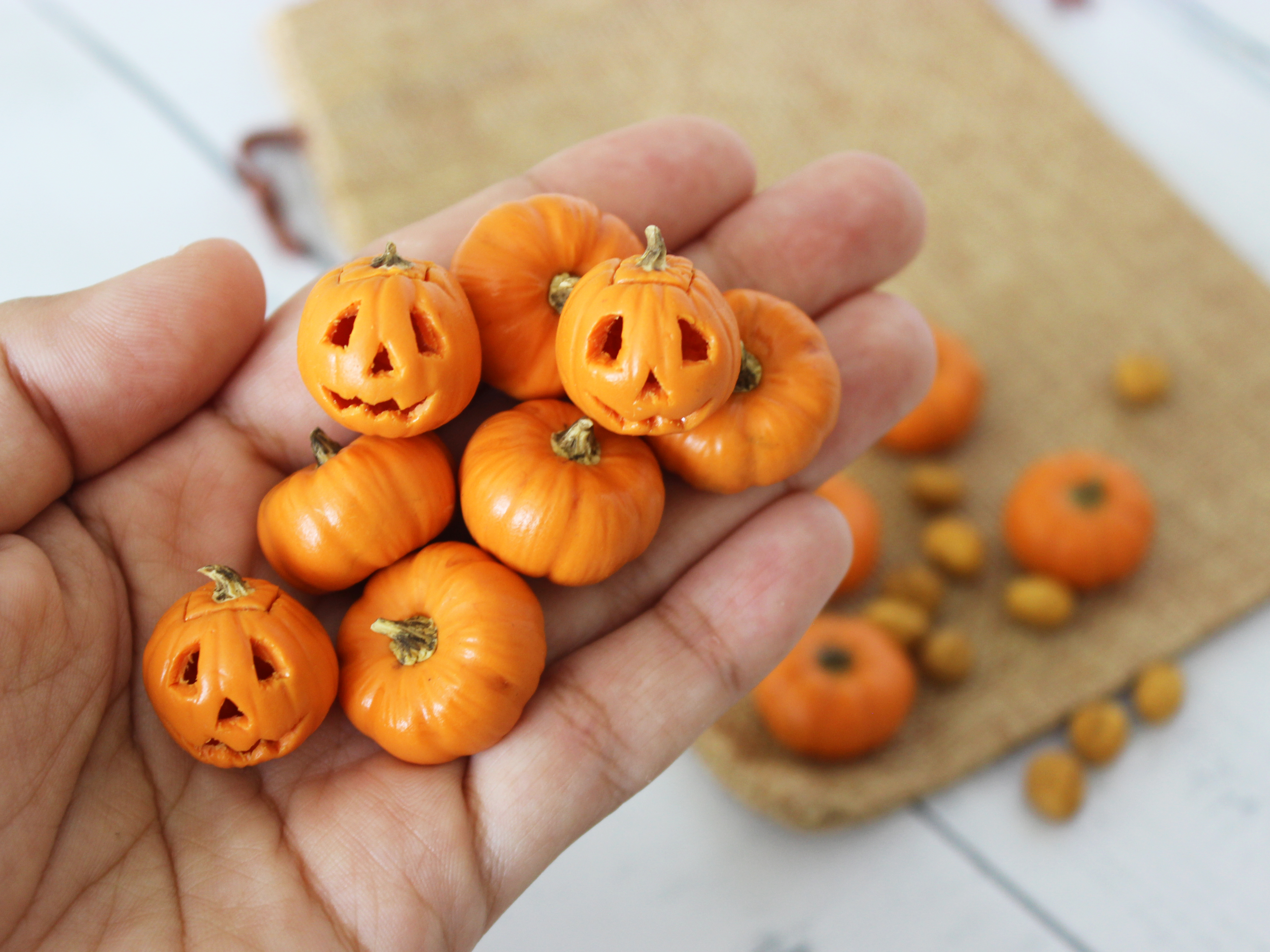 Miniature Pumpkin 1:12 Miniature Vegetables Miniature pumpki | Inspire ...
