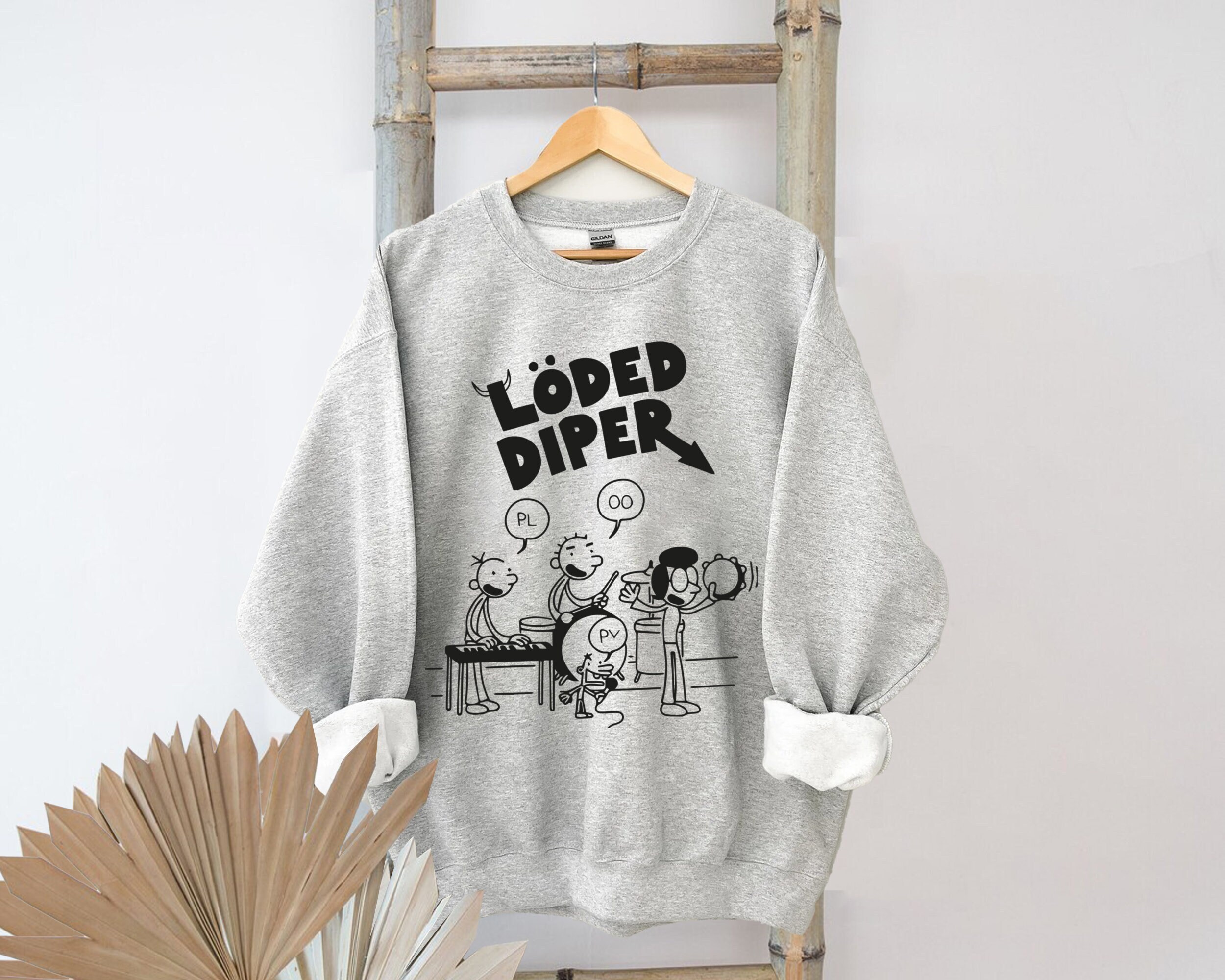 Loded Diper Shirt Rodrick Heffley Loded Diper x Taylor Sweat | Inspire Uplift