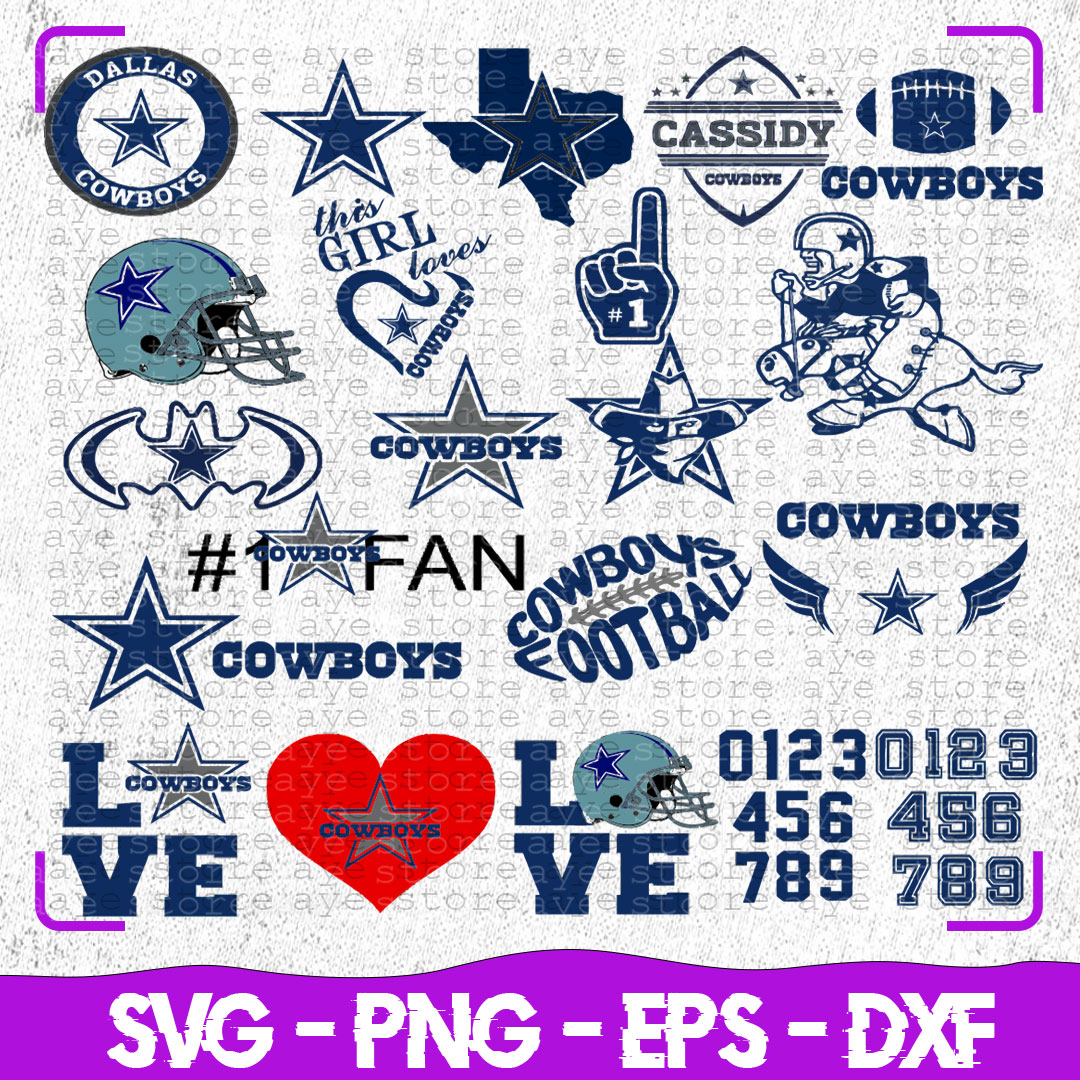 Dallas Cowboys Football Teams Svg, Dallas Cowboys Svg, NFL T - Inspire ...