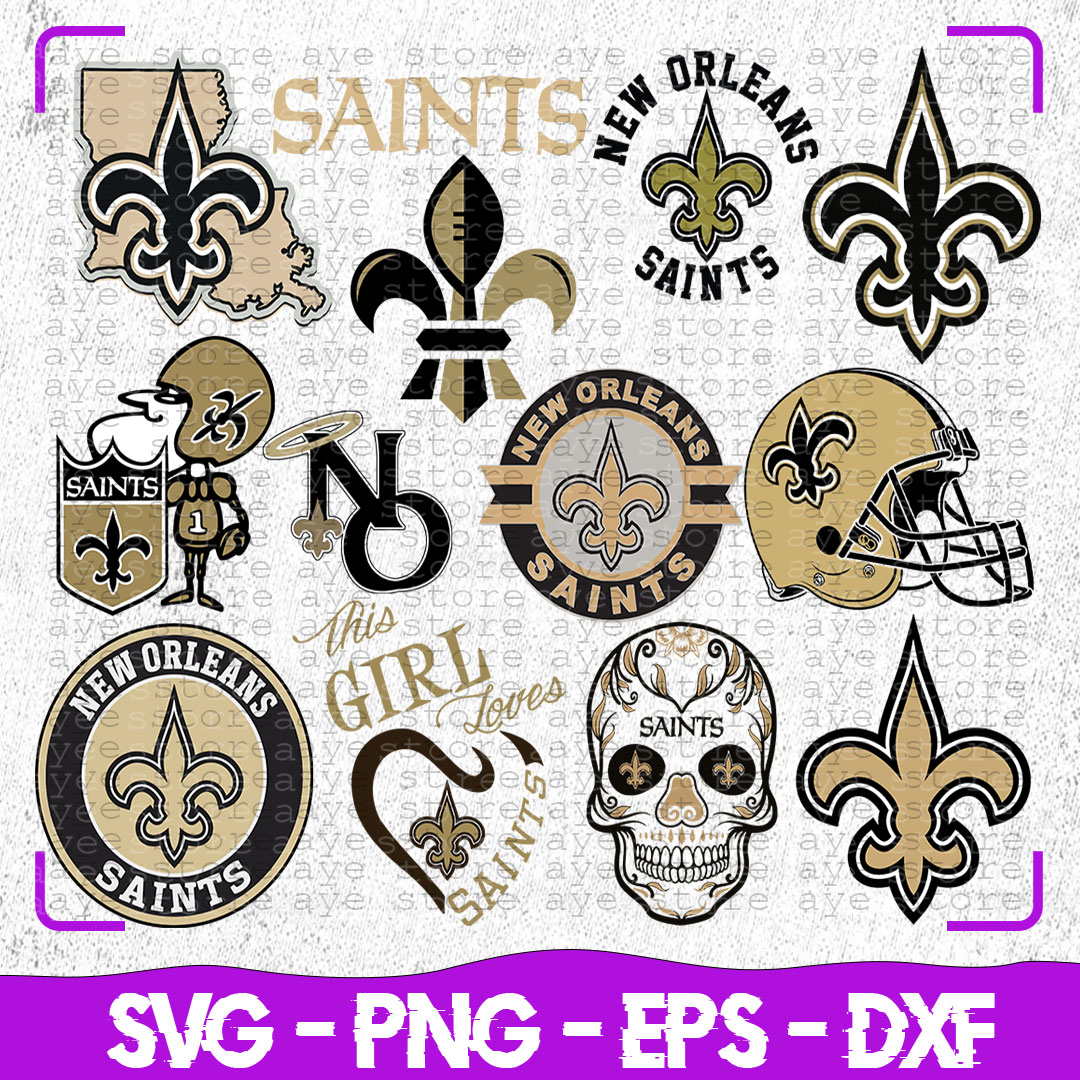 New Orleans Saints Svg Bundle, New Orleans Svg, NFL svg, NFL | Inspire ...
