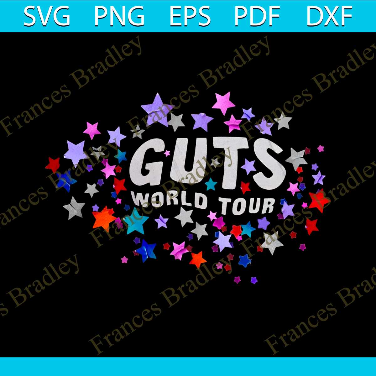 Vintage Olivia Rodrigo Guts World Tour PNG Download | Inspire Uplift
