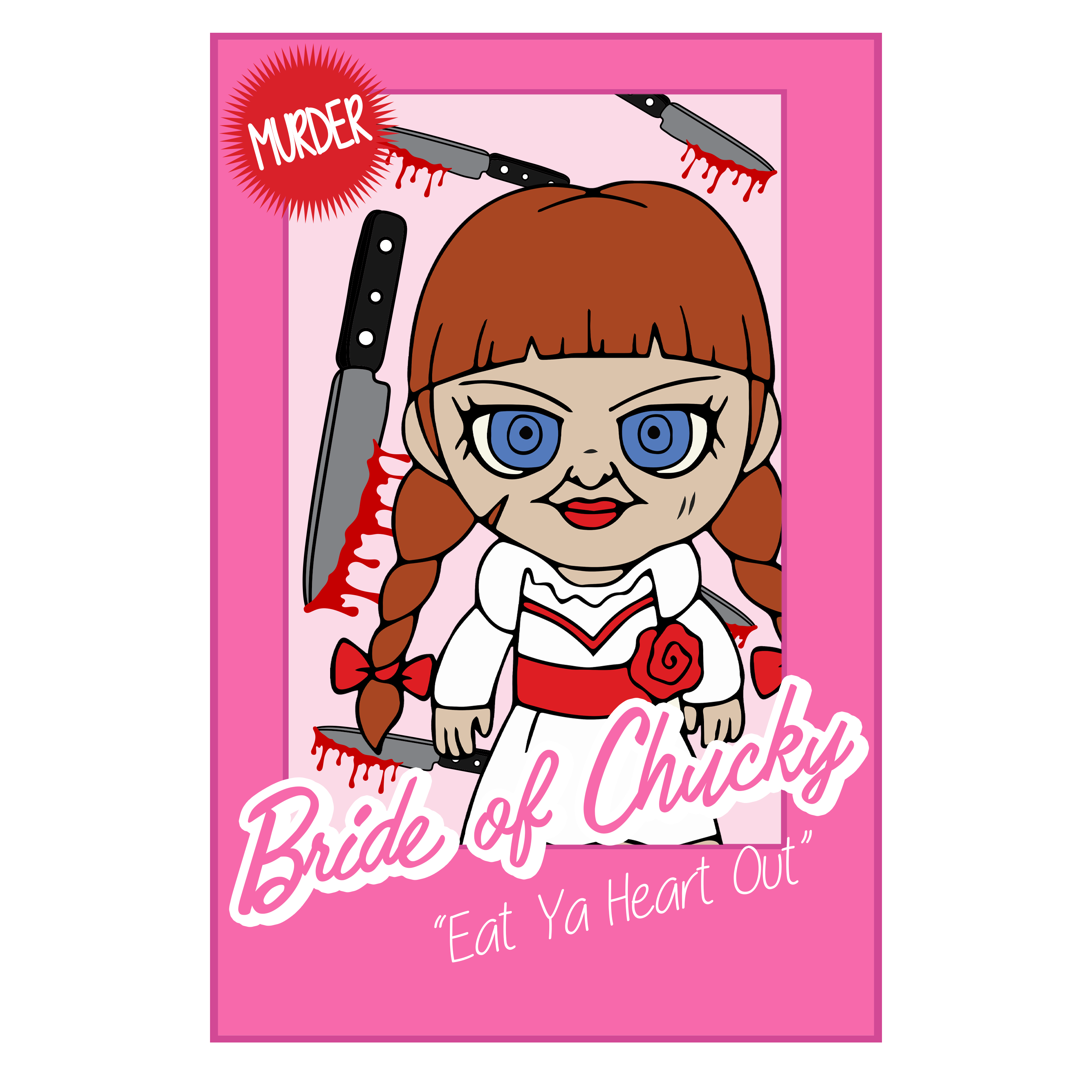 Bride of chucky png , Chibi Horror Dolls PNG Set, Horror Cha - Inspire ...