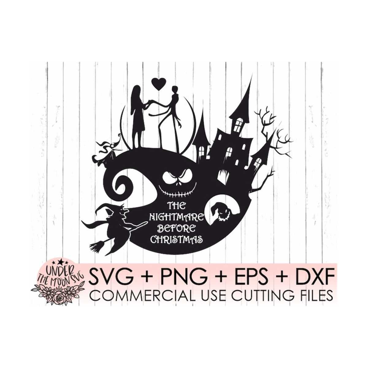Nightmare before Christmas Svg,Jack skellington Svg,Commerci | Inspire ...