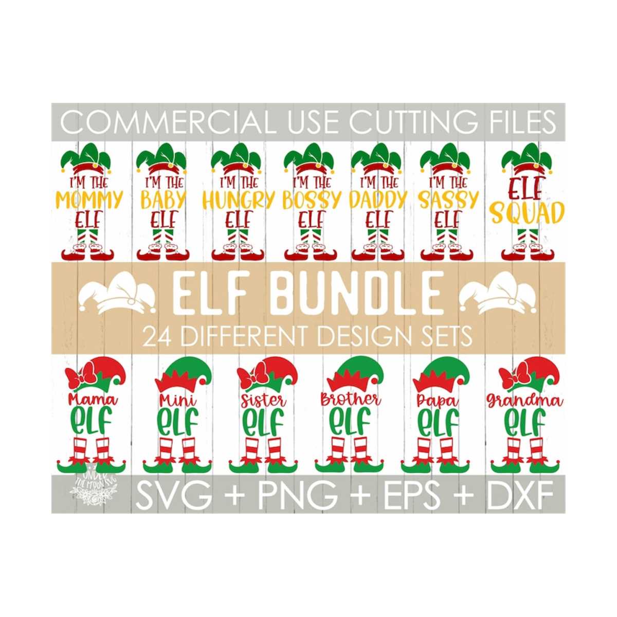 Elf Svg Bundle, Elf Family Svg, Christmas Svg, Family Matchi | Inspire ...