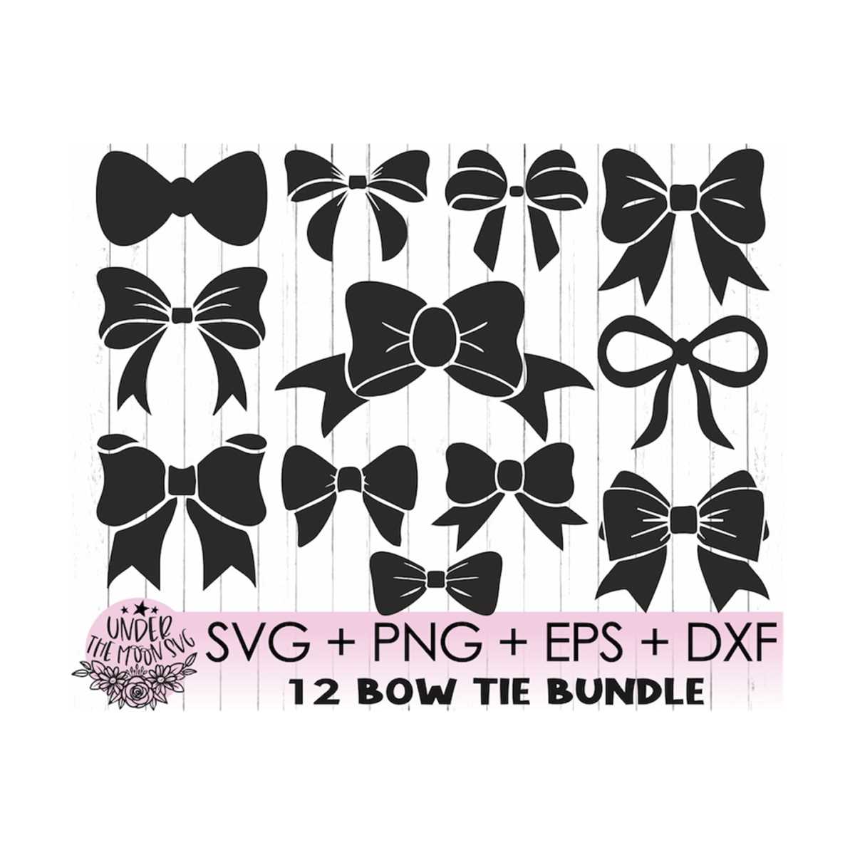 Bow Tie SVG - Bow outline SVG - Bow cut files - Bow silhouet | Inspire ...