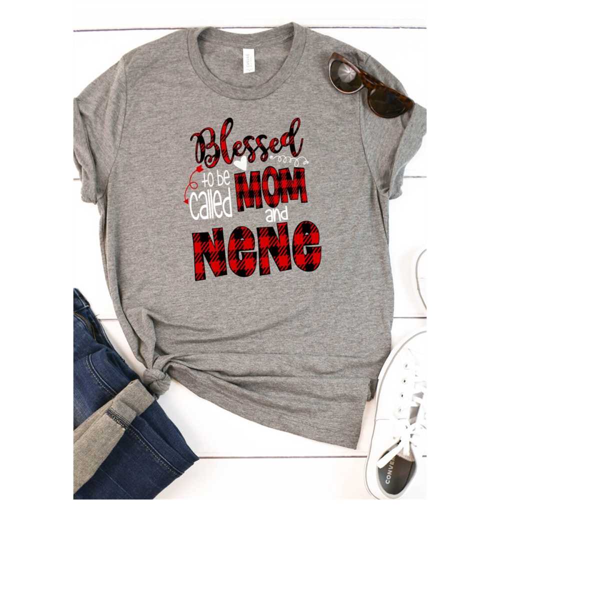 Blessed Mom SVG, Blessed NeNe SVG, Buffalo Plaid SVG, Buffal | Inspire ...