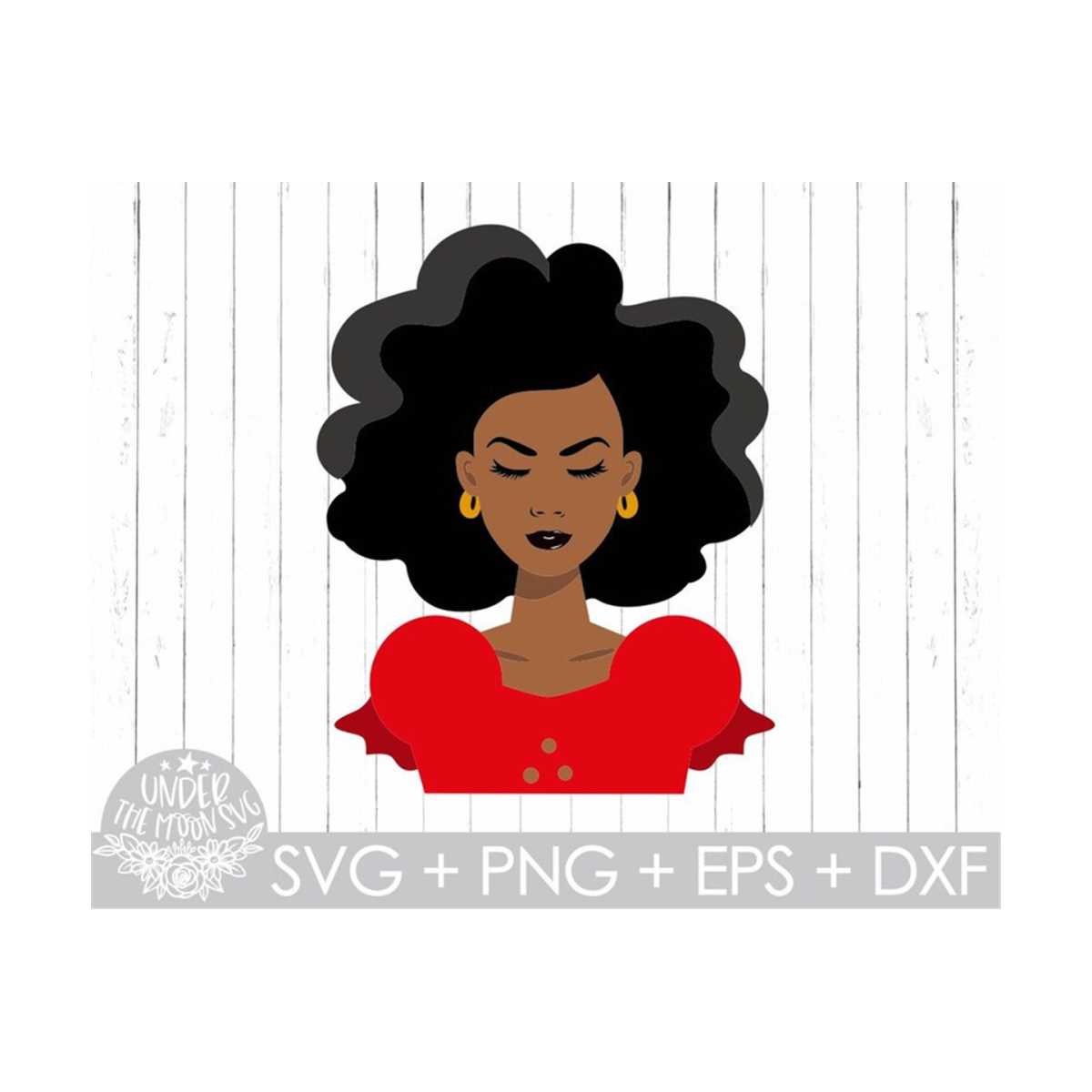 Black Woman Svg, Afro Girl Svg ,Svg Cutting File ,Curly Hair | Inspire ...