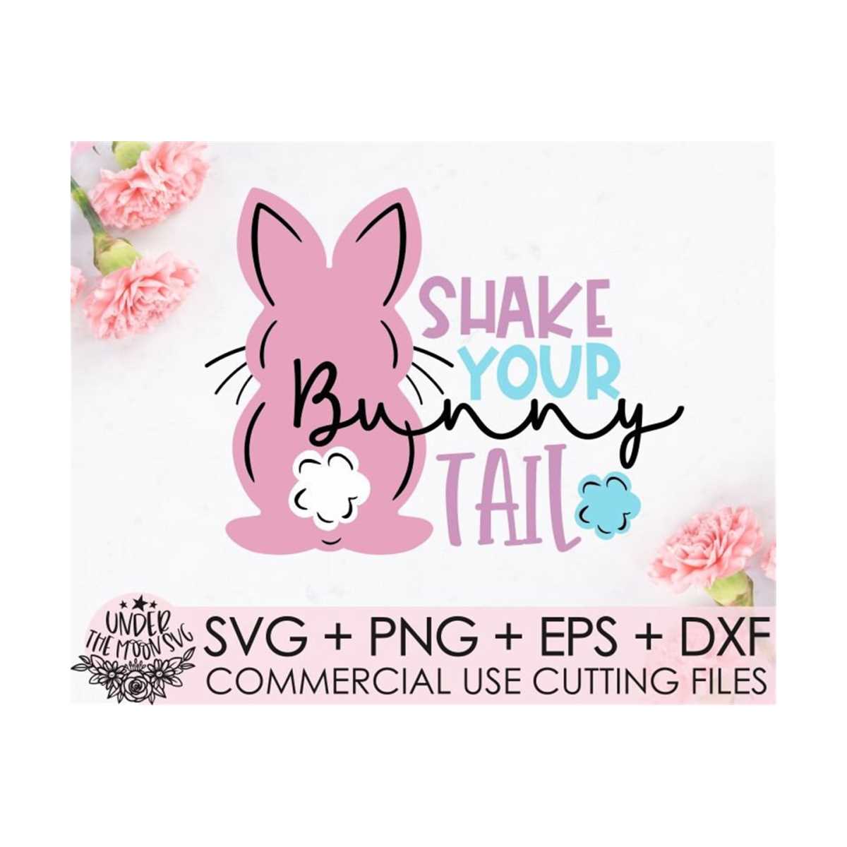 Shake Your Bunny Tail Svg, Easter Bunny Svg, Cotton Tail Svg | Inspire ...