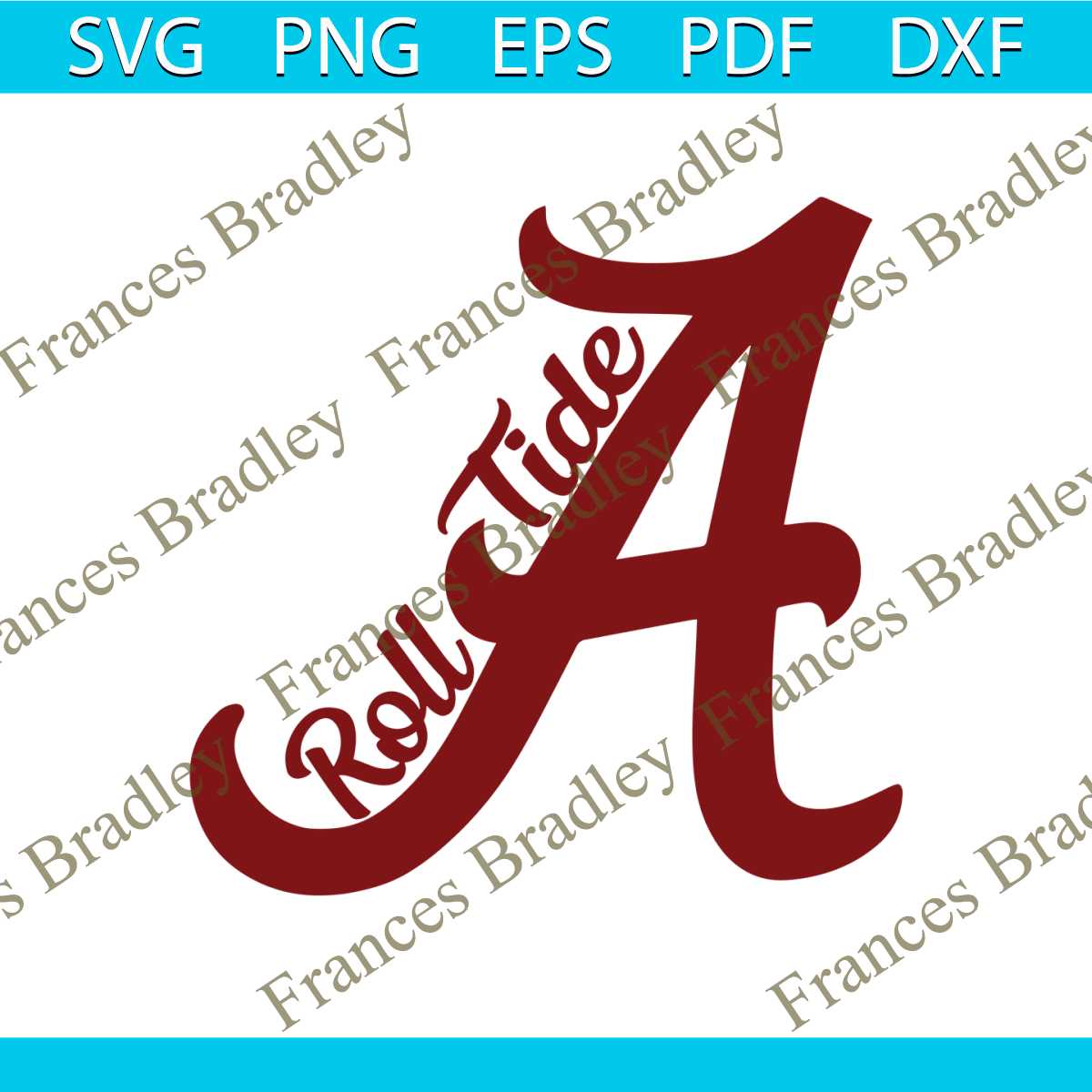 Alabama Roll Tide Logo SVG Football Game Day SVG File | Inspire Uplift