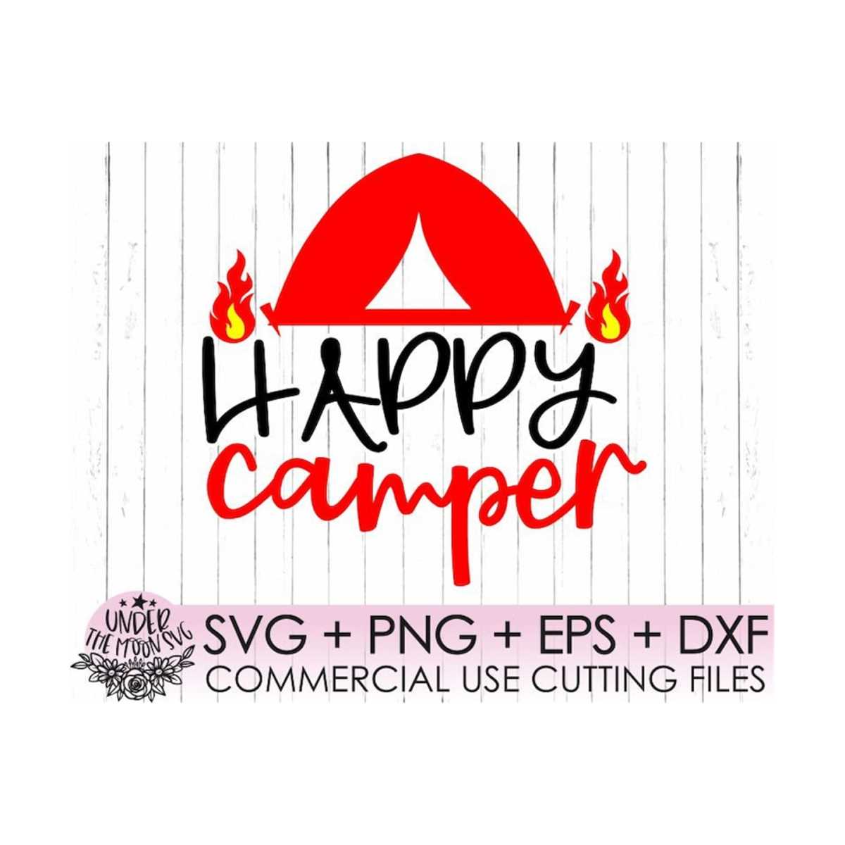 Happy Camper Svg, Glamping Svg, Glamper Svg , Glamping Party | Inspire ...