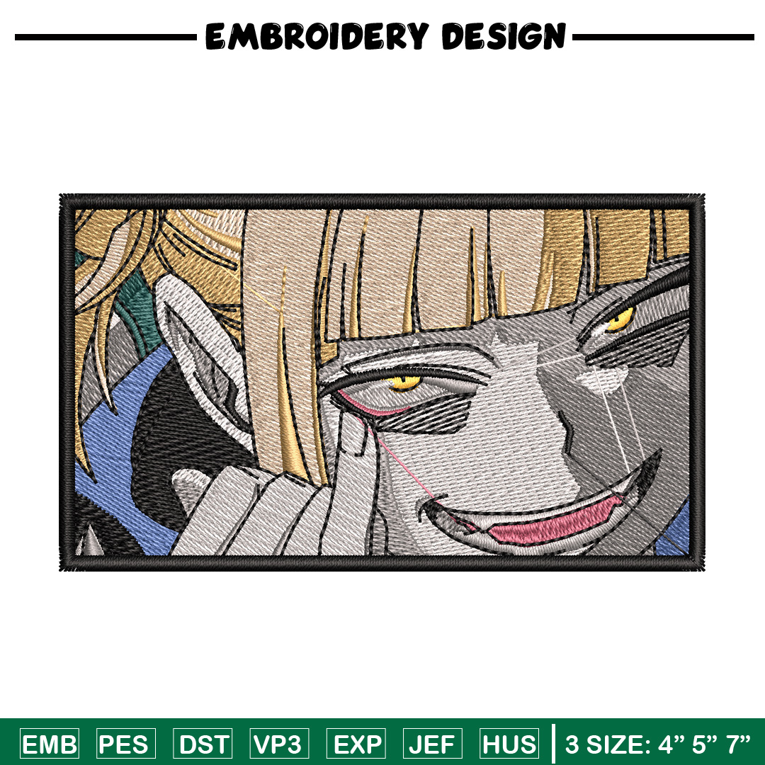 Himiko toga box embroidery design, Mha embroidery, Anime des | Inspire ...