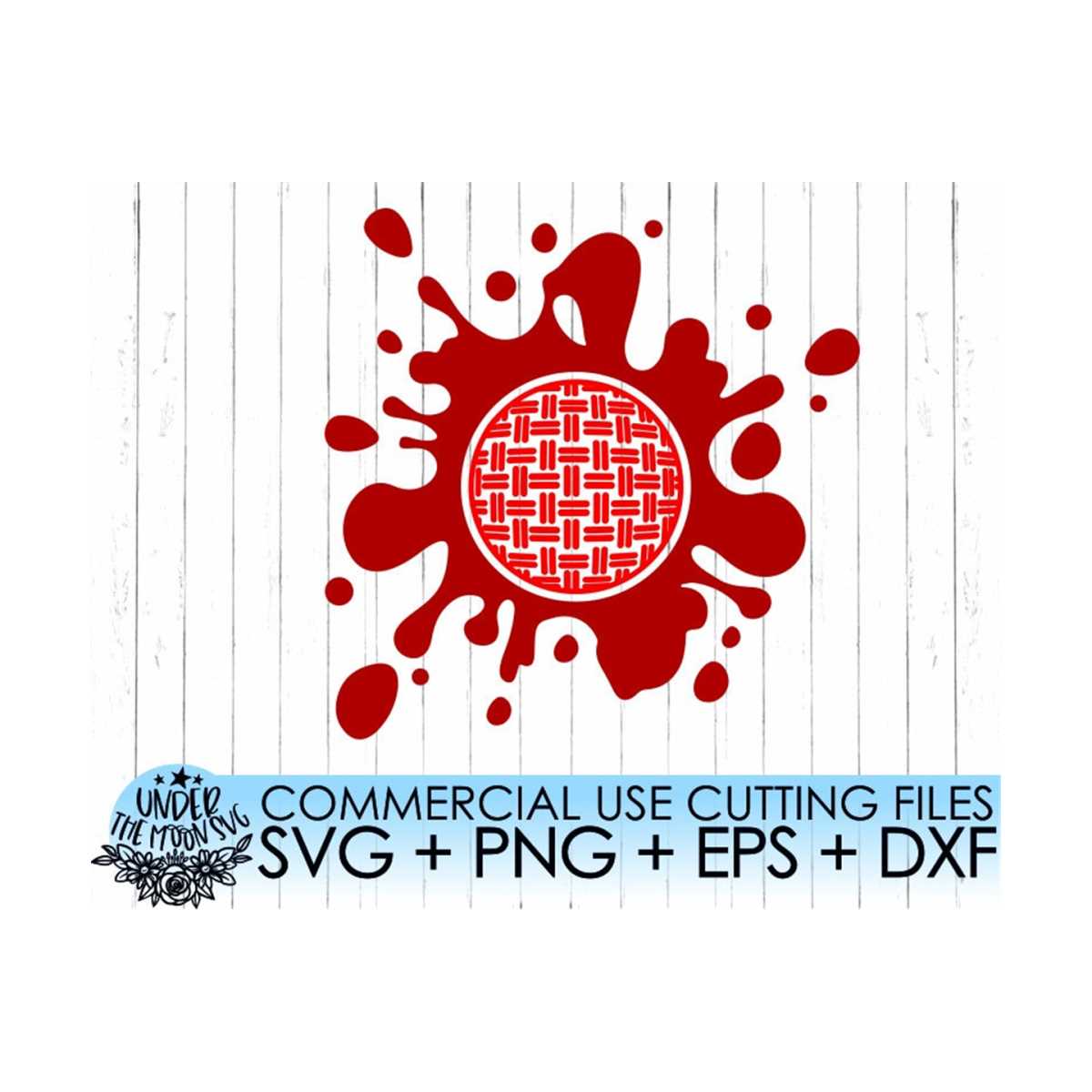 Splatter Dodgeball SVG File / Dripping Dodgeball SVG / Splas | Inspire ...