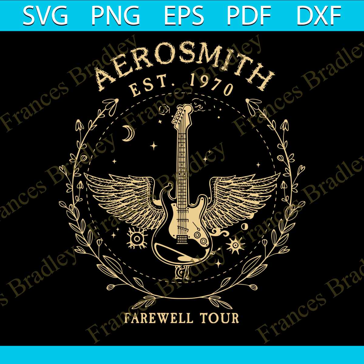 Vintage Aerosmith Farewell Tour Heavy Metal SVG Download | Inspire Uplift