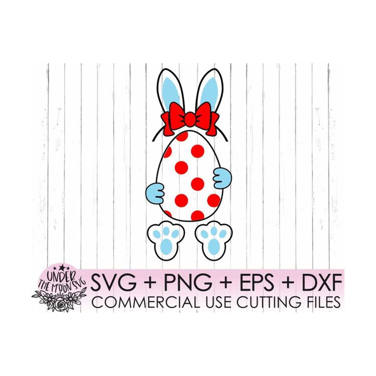 Easter Bunny Svg, Girl Bunny Svg, Easter Svg, egg svg, Bunny | Inspire ...