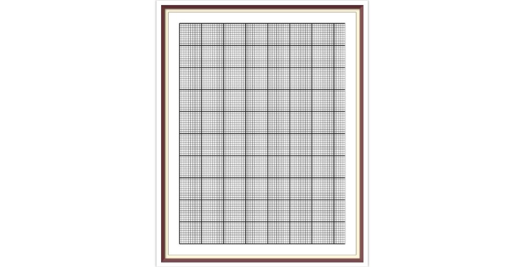Grid Paper - Graphic Paper - A Sheet for Creating a Cross St | Inspire ...