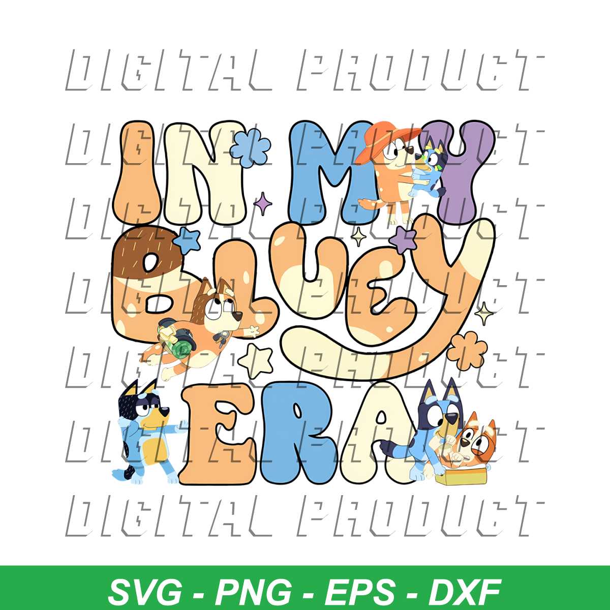 In My Bluey Era PNG Bluey Mom Chilli Heeler PNG Download | Inspire Uplift